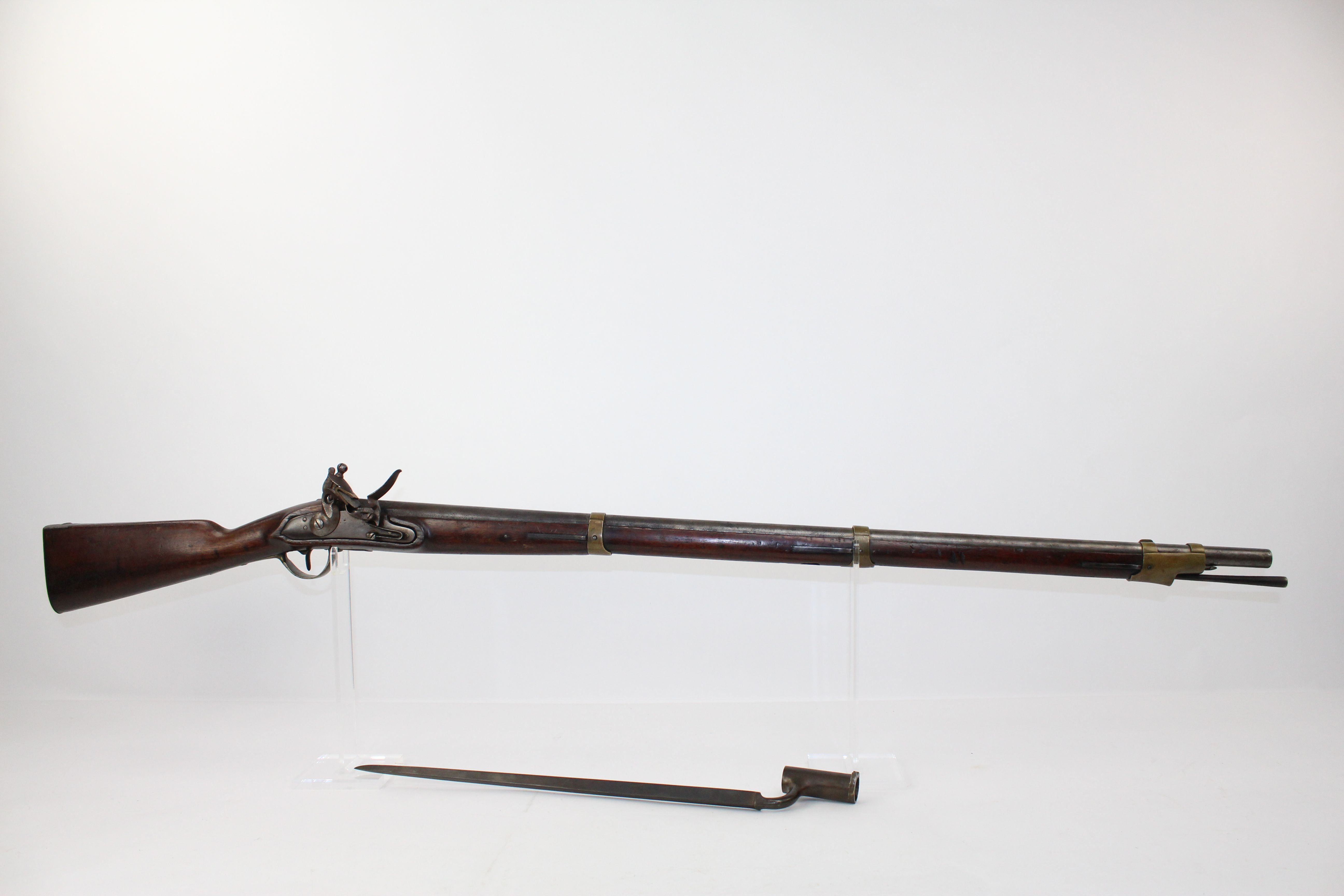 Antique Prussian Model 1809 Potsdam Flintlock Musket Bayonet Suhl 002 ...