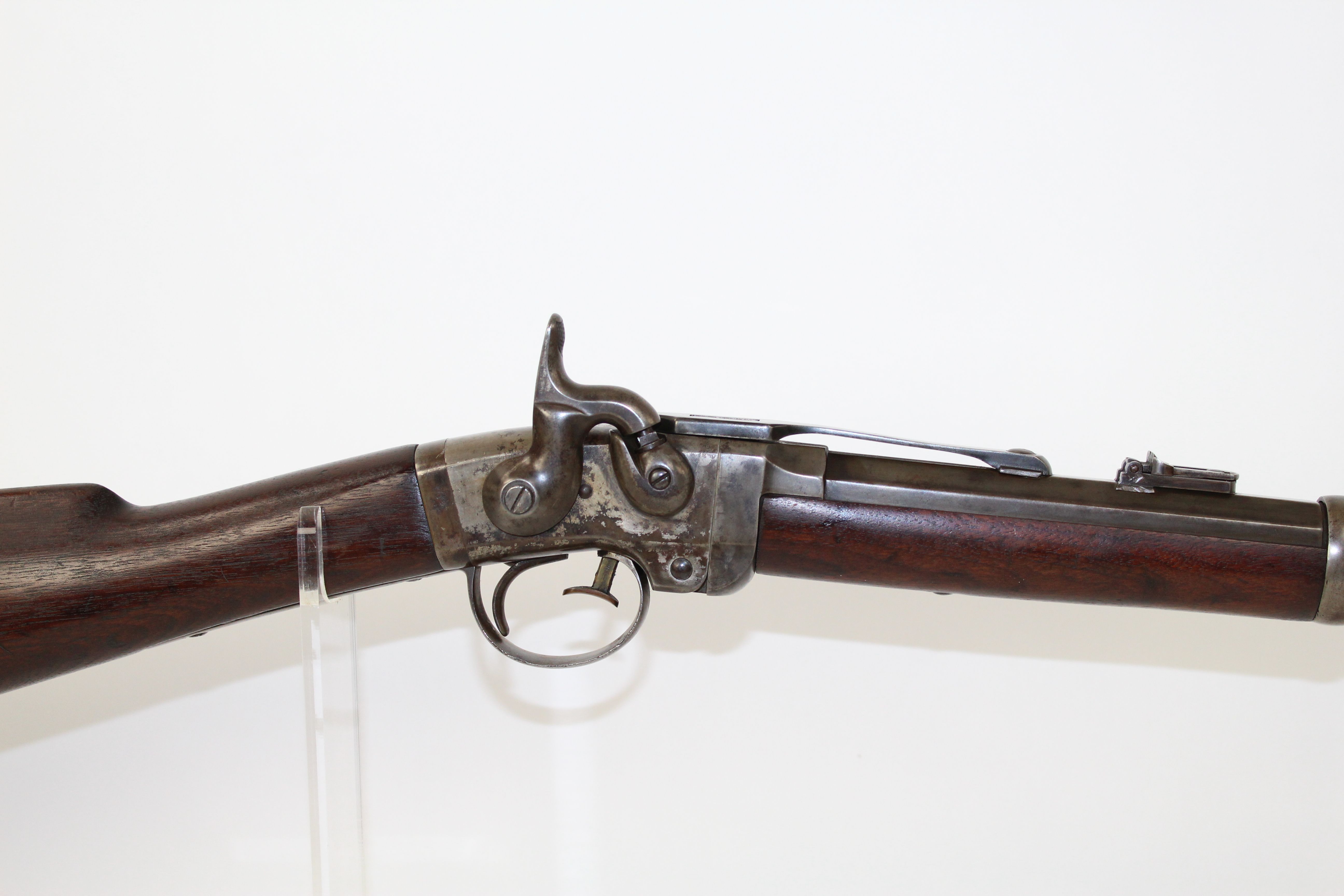 Civil War American Machine Works Smith Breech Percussion Carbine C&R Antique 001 | Ancestry Guns