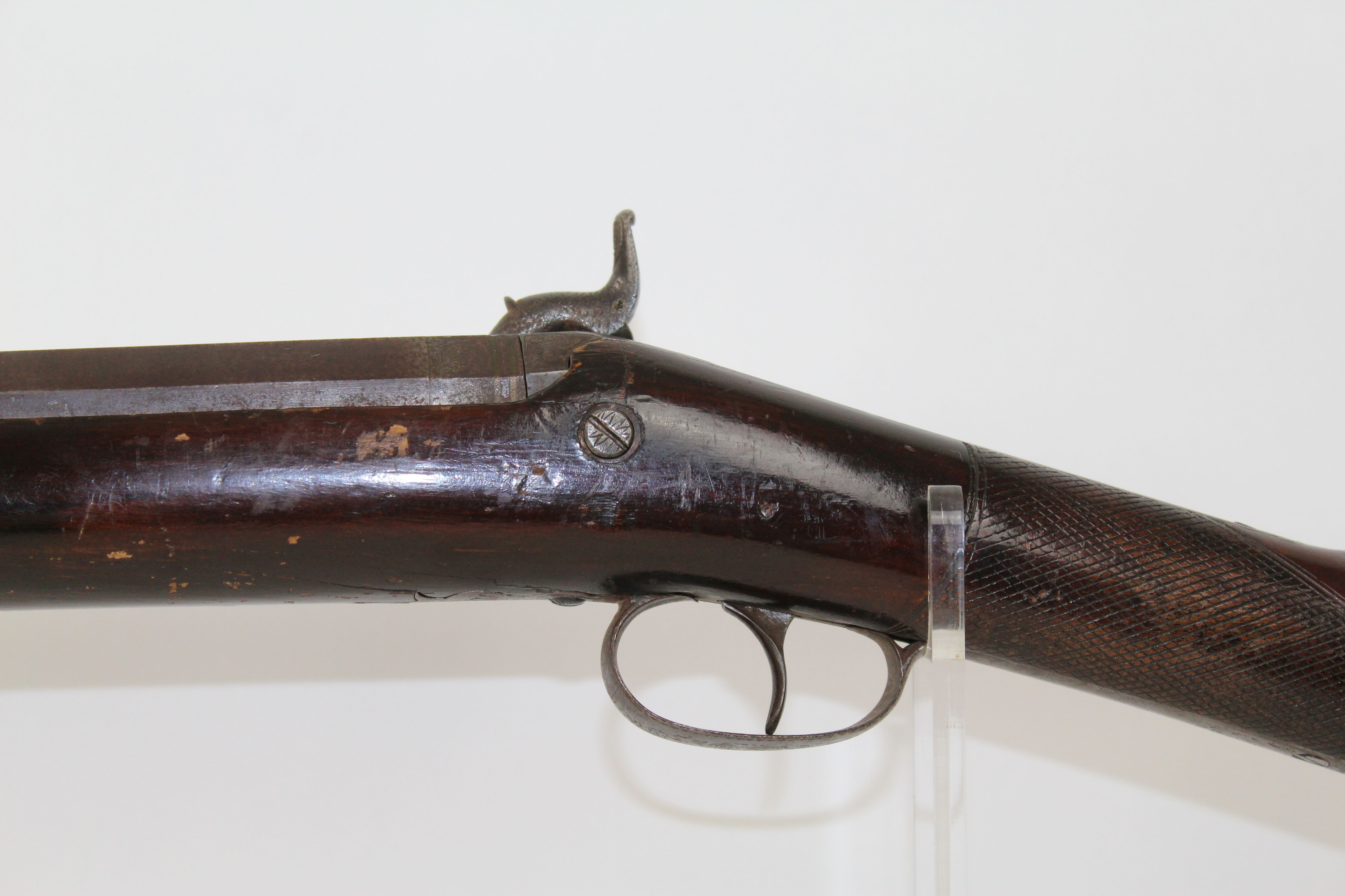 Engraved Manton Single Barrel Percussion Shotgun C&R Antique 014 ...