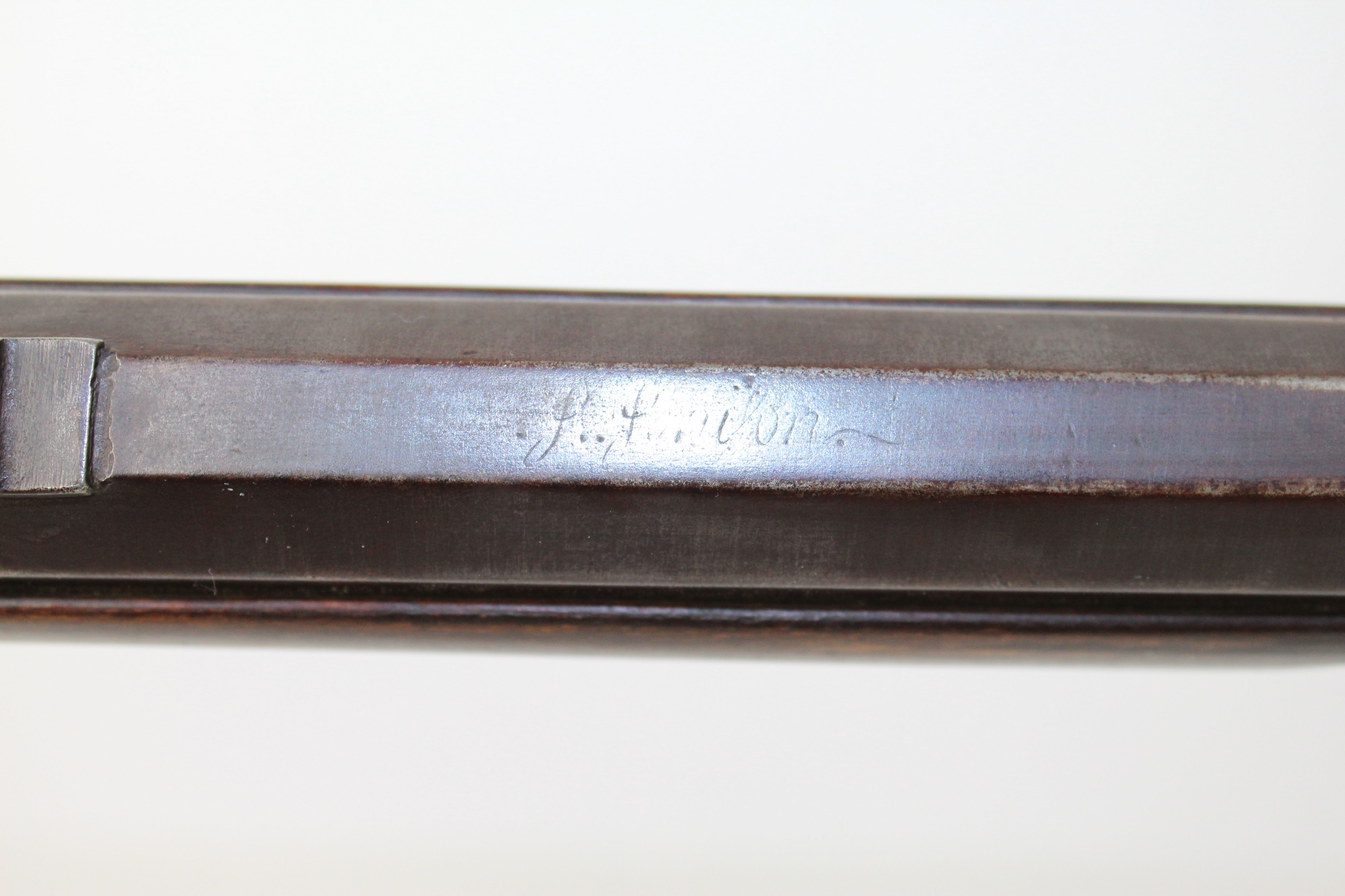 Flintlock American Long Rifle with J. Jenison Signed Barrel C&R Antique ...