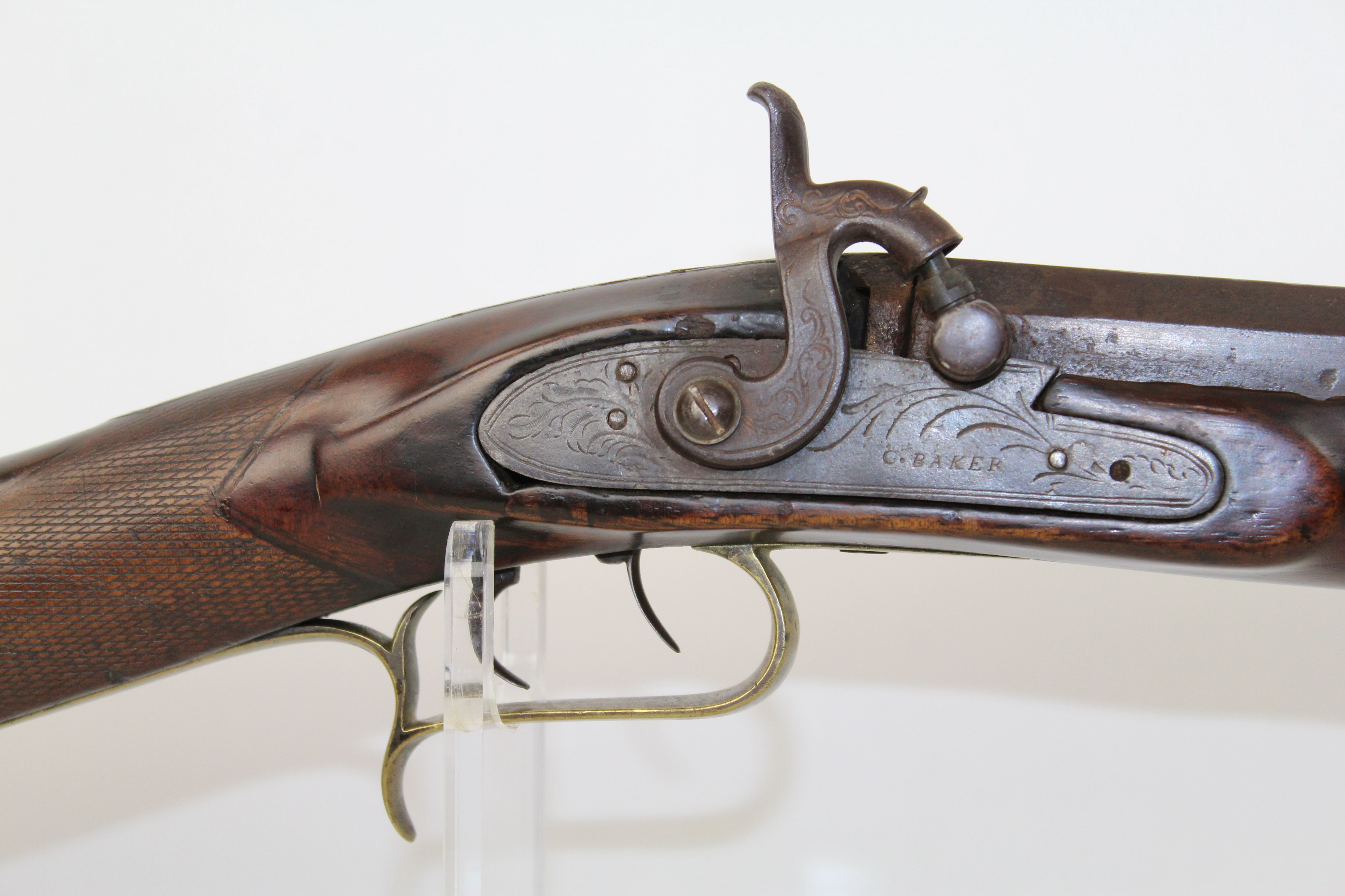 J. H. Rector Half Stock Rifle C&R Antique 004 | Ancestry Guns