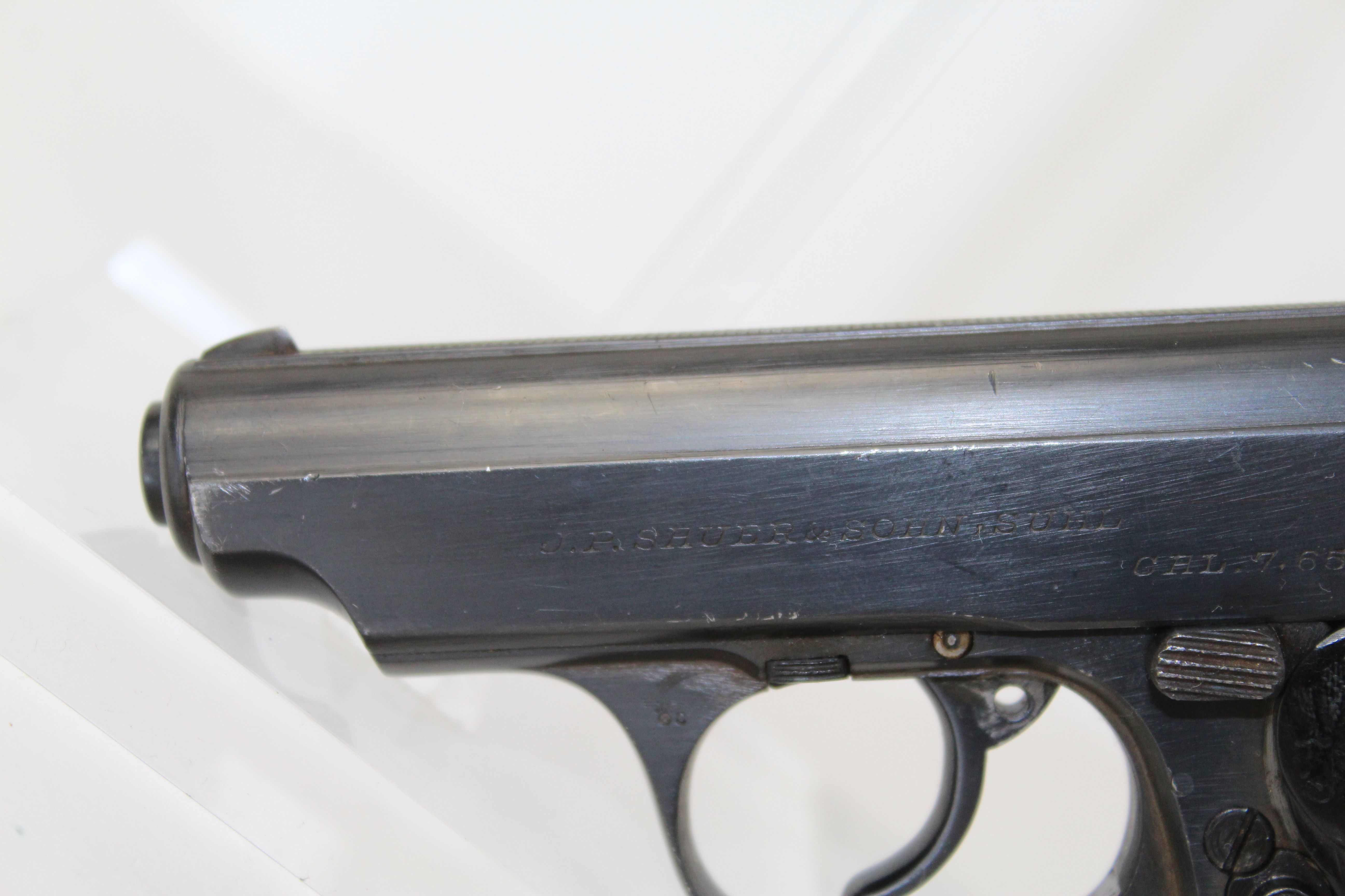 J.P. Sauer & Son Nazi Police Marked Model 38 Pistol C&R Antique 002 ...