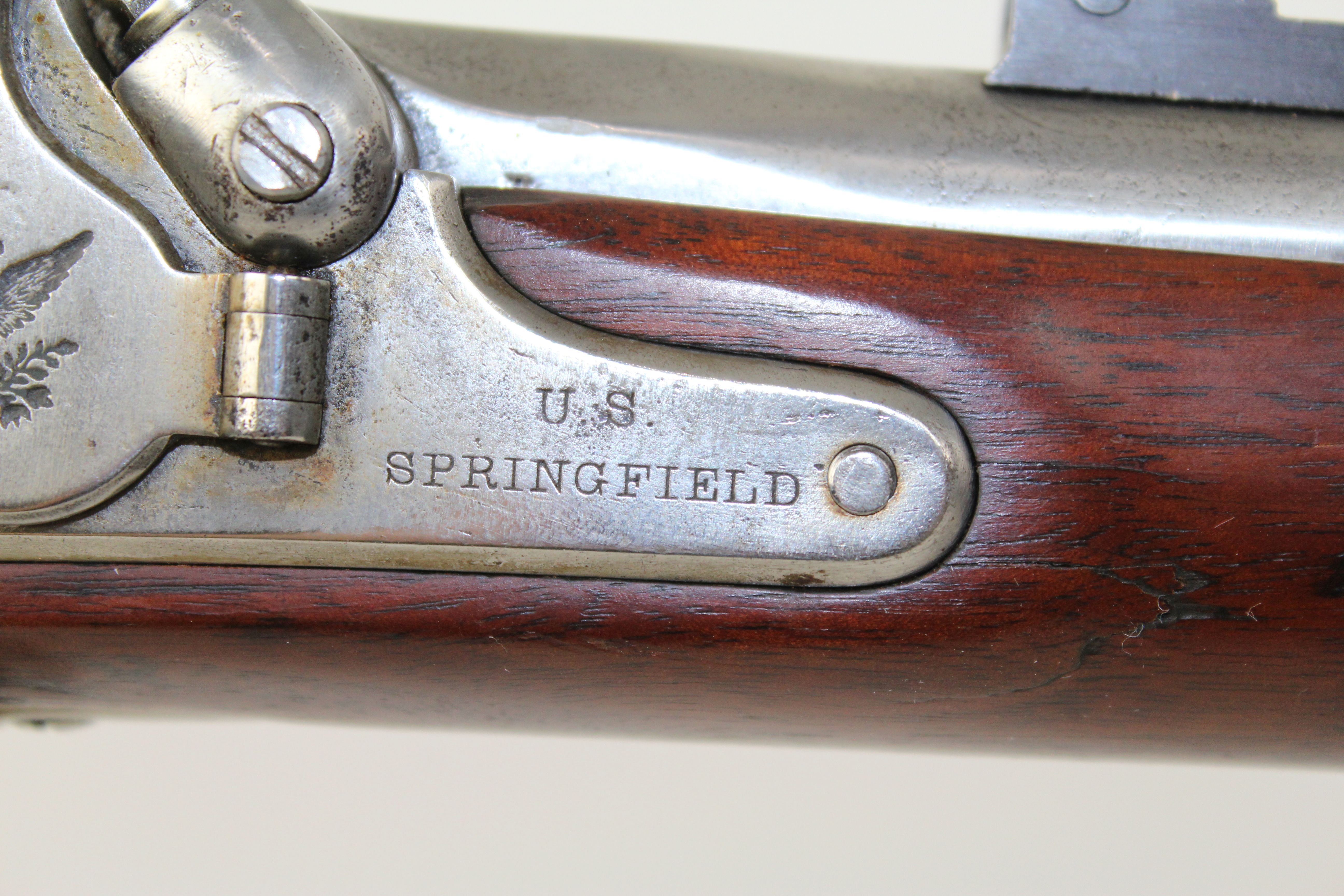 Springfield U.S. Model 1855 Rifle Musket C&R Antique 008 | Ancestry Guns