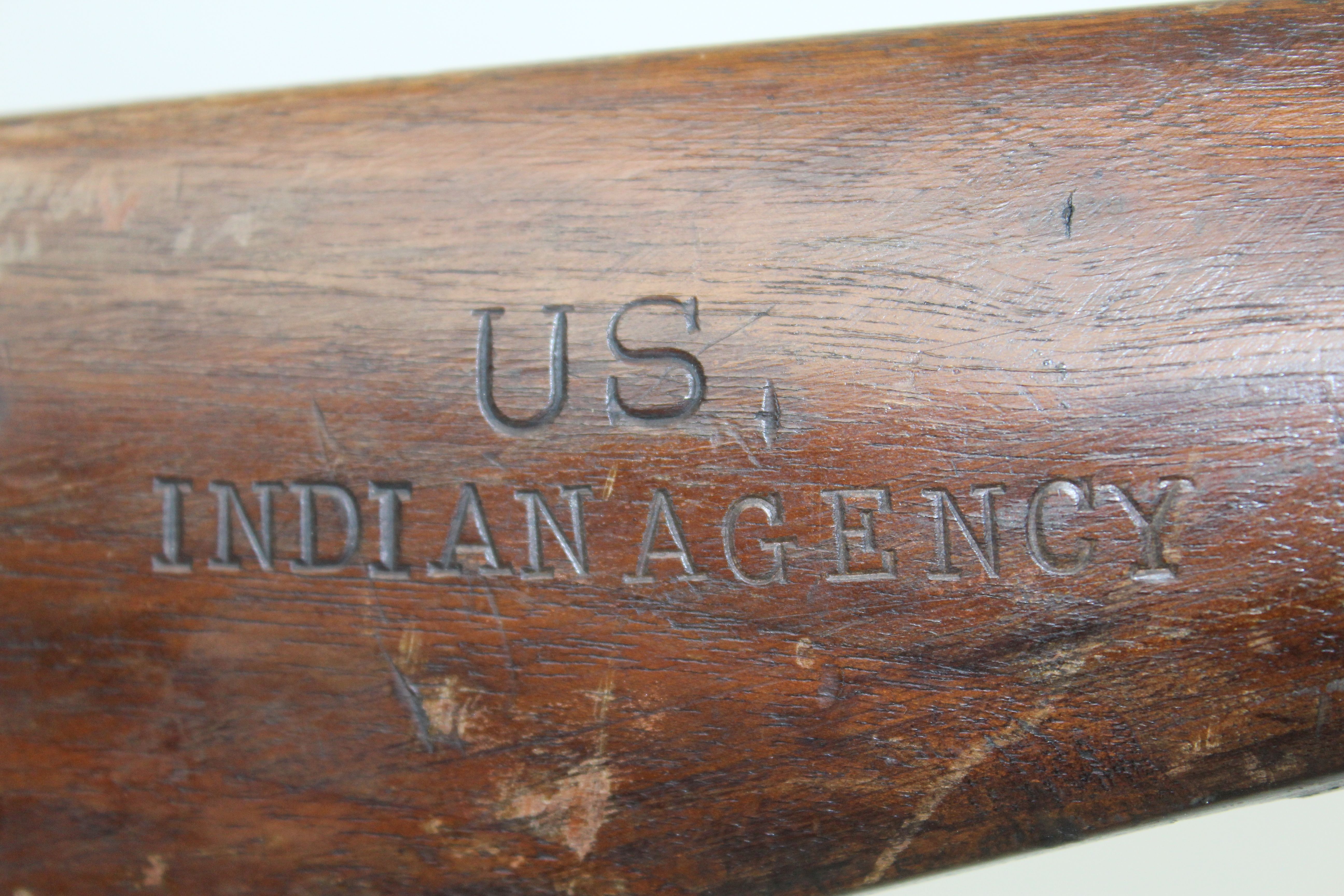 Tack Decorated Half Stock Rifle Indian Police C&R Antique 008 ...