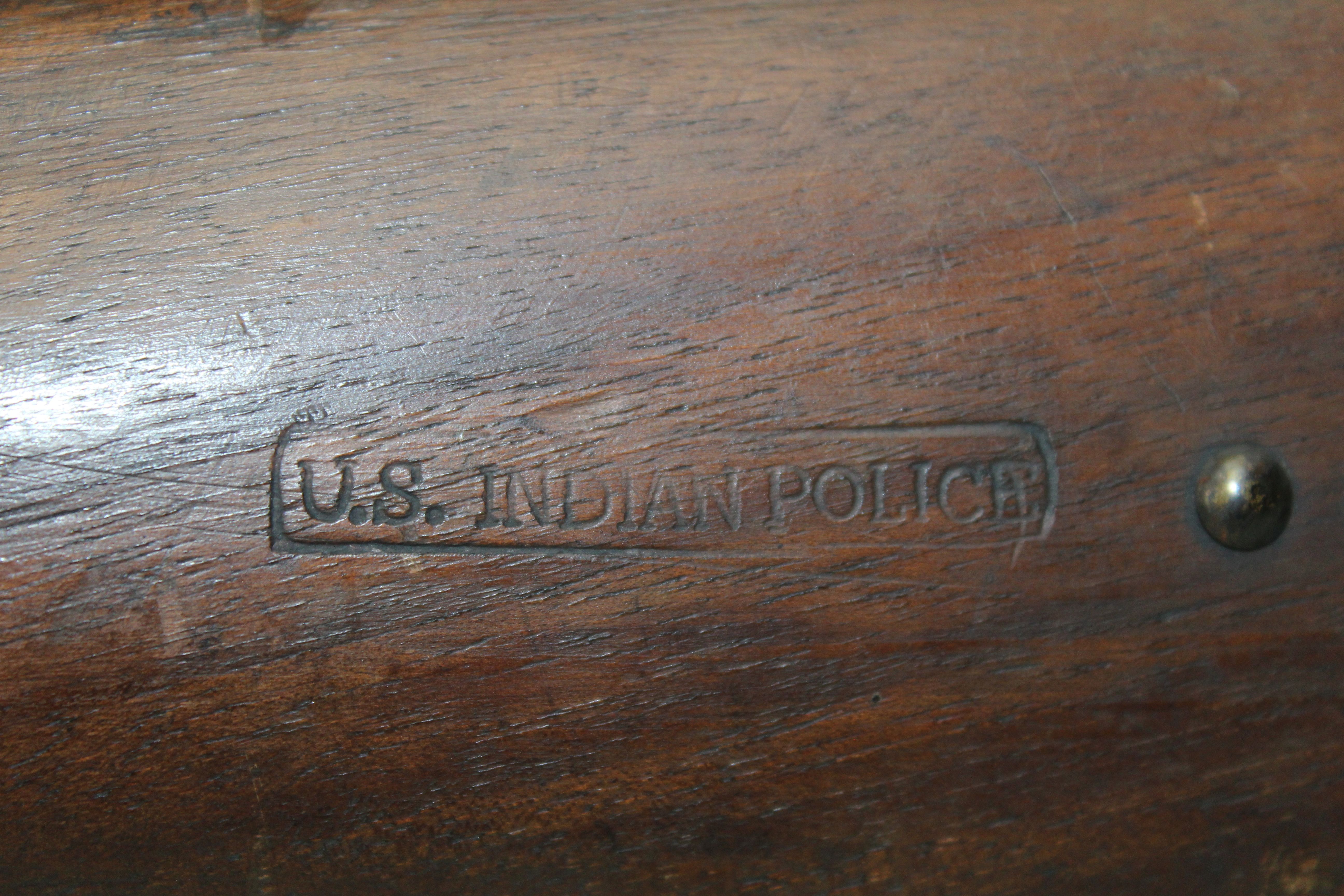 Tack Decorated Half Stock Rifle Indian Police C&R Antique 010 ...