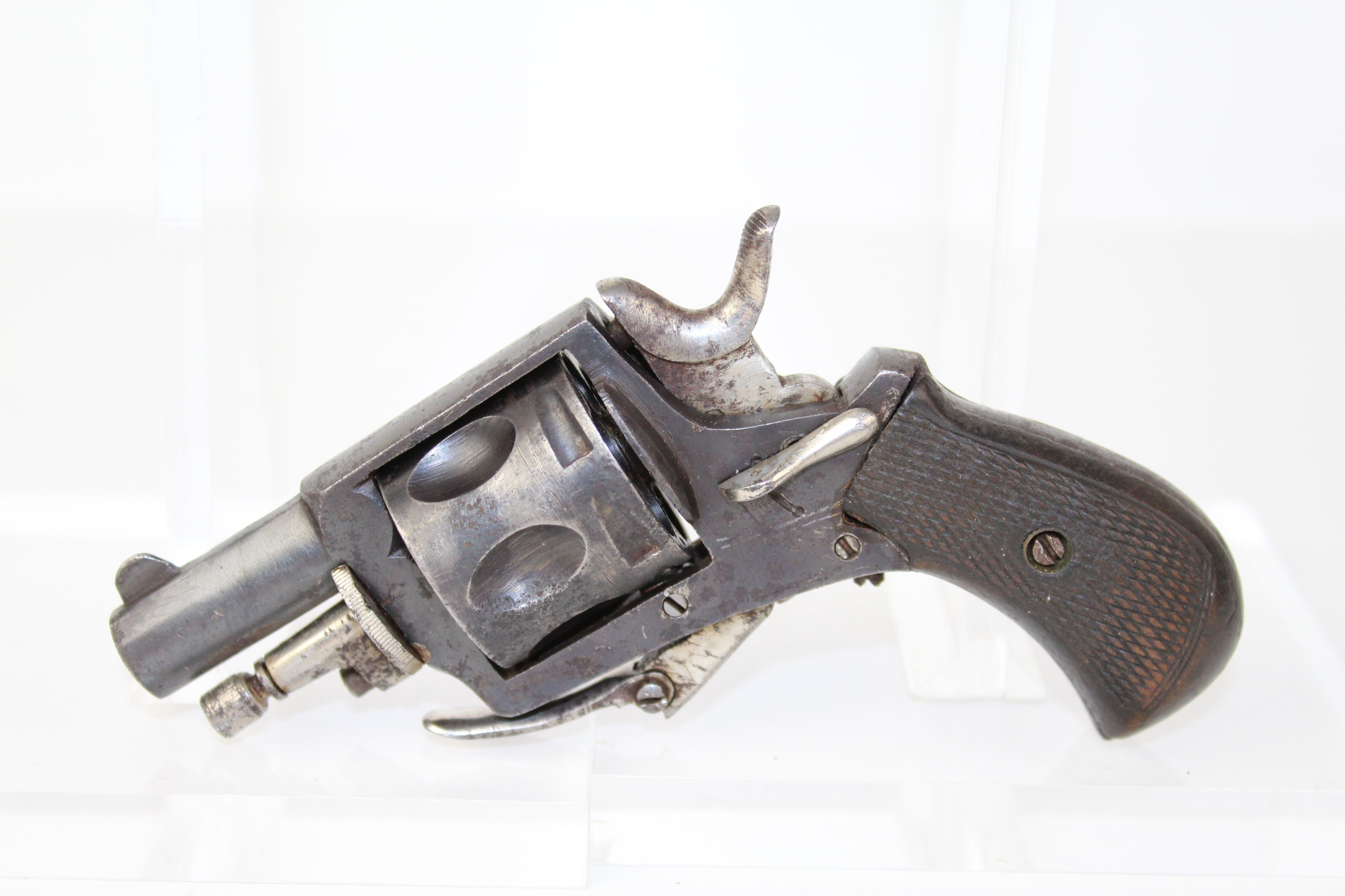 Belgian Folding Trigger Revolver C&R Antique 001 | Ancestry Guns