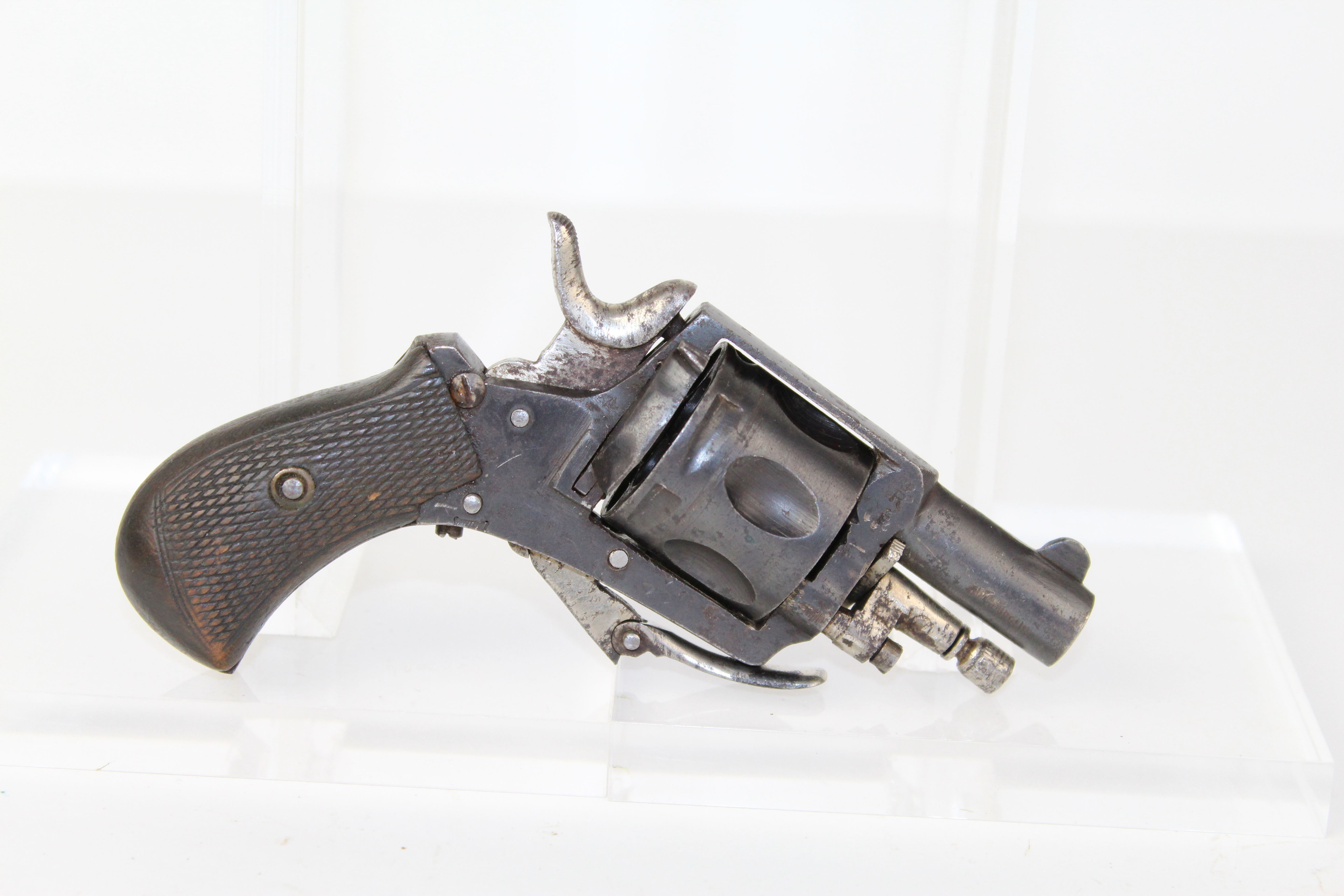 Belgian Folding Trigger Revolver C&R Antique 007 | Ancestry Guns