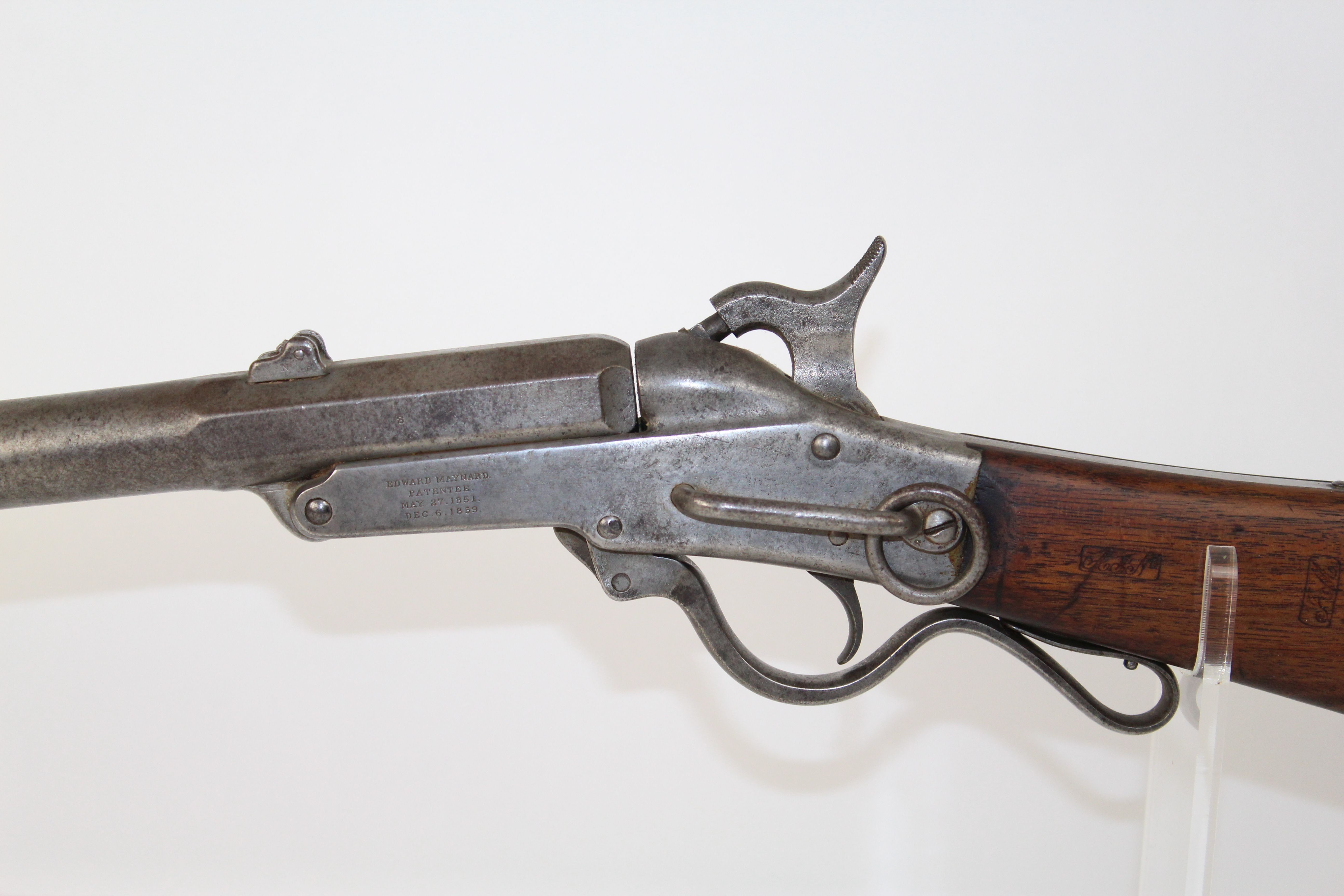 Mass. Arms Co. Second Model Maynard Carbine C&R Antique 001 | Ancestry Guns