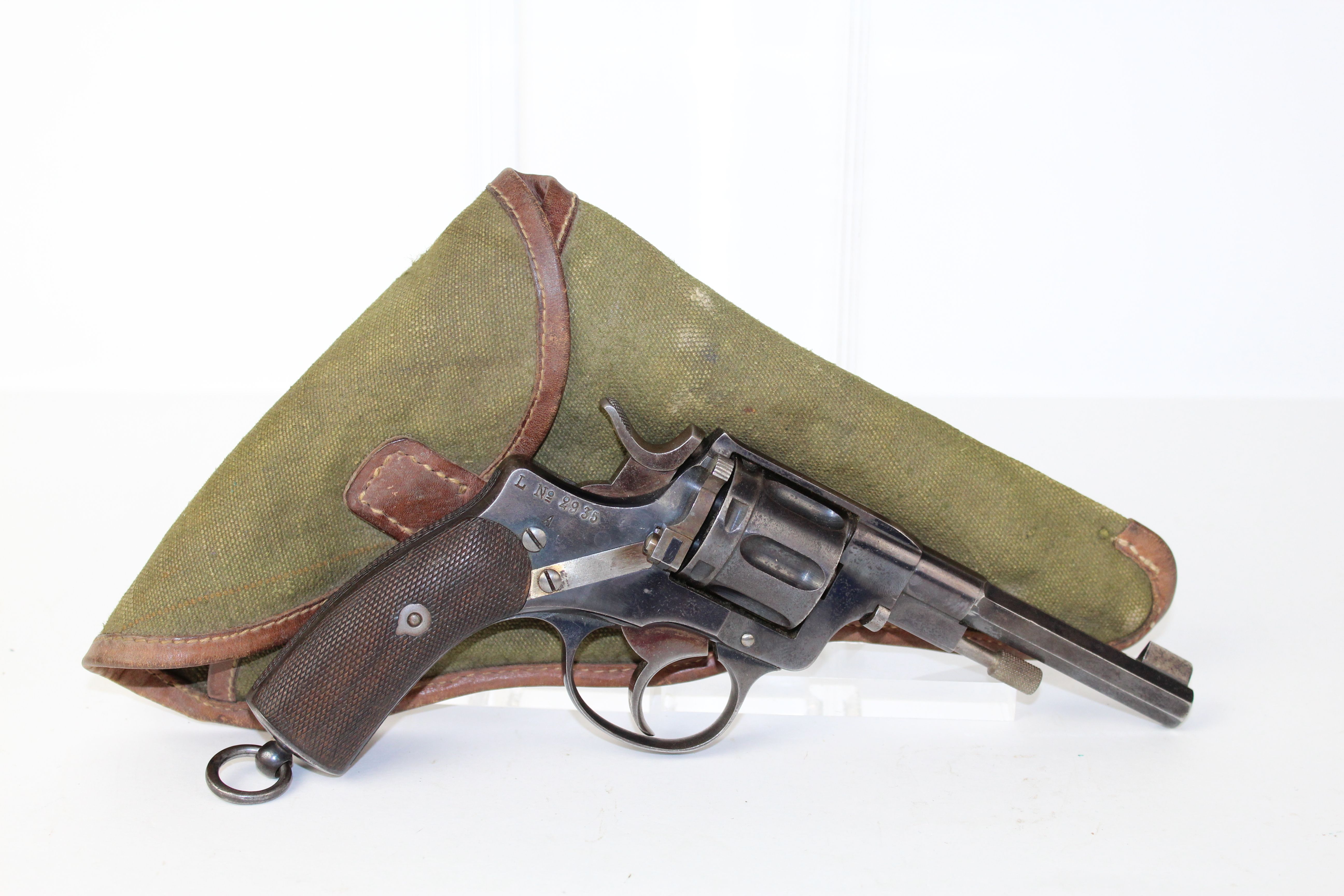 Swedish Husqvarna Model 1887 Officers Revolver C&R Antique 001 ...