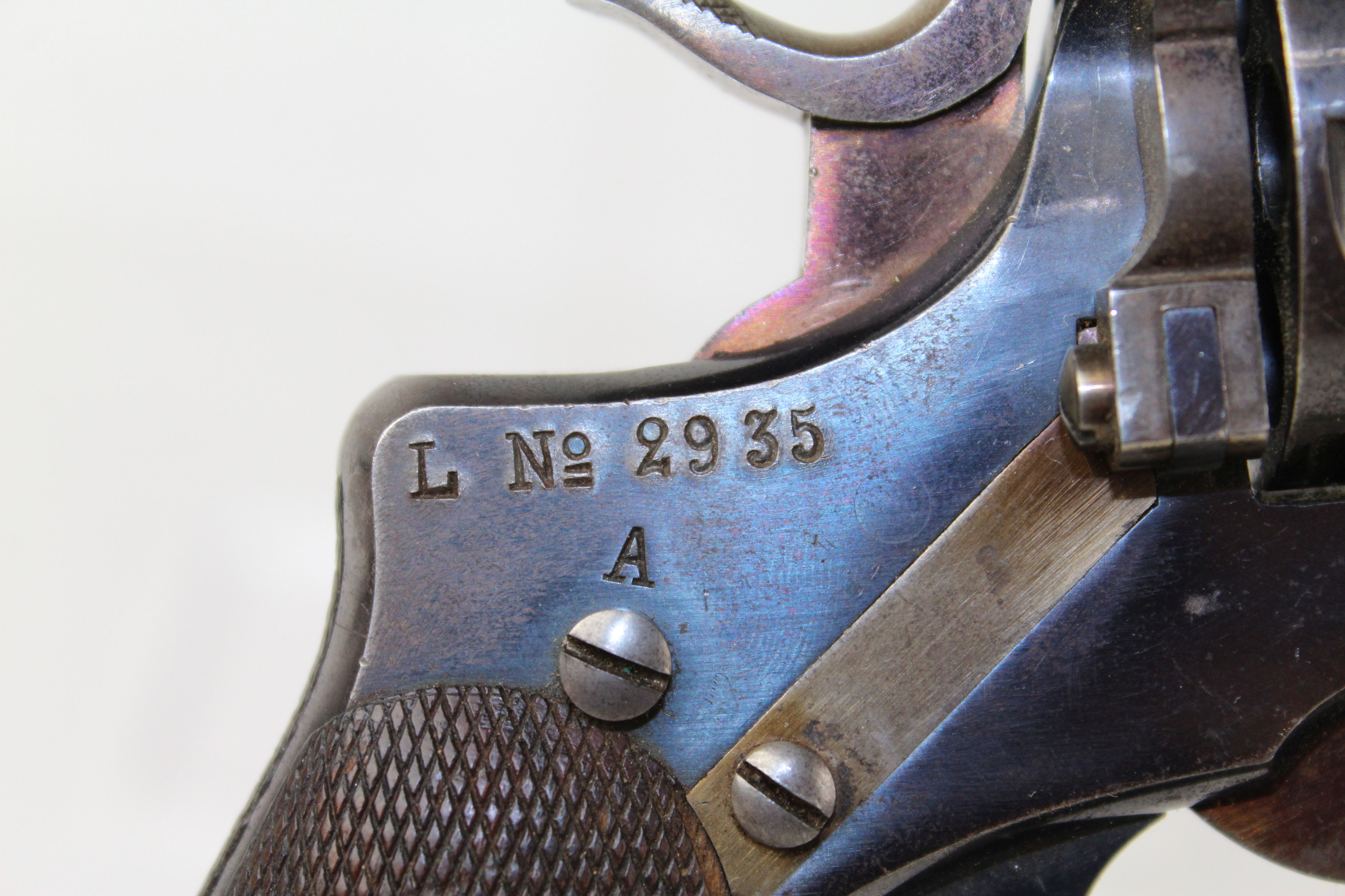 Swedish Husqvarna Model 1887 Officers Revolver C&R Antique 008 ...