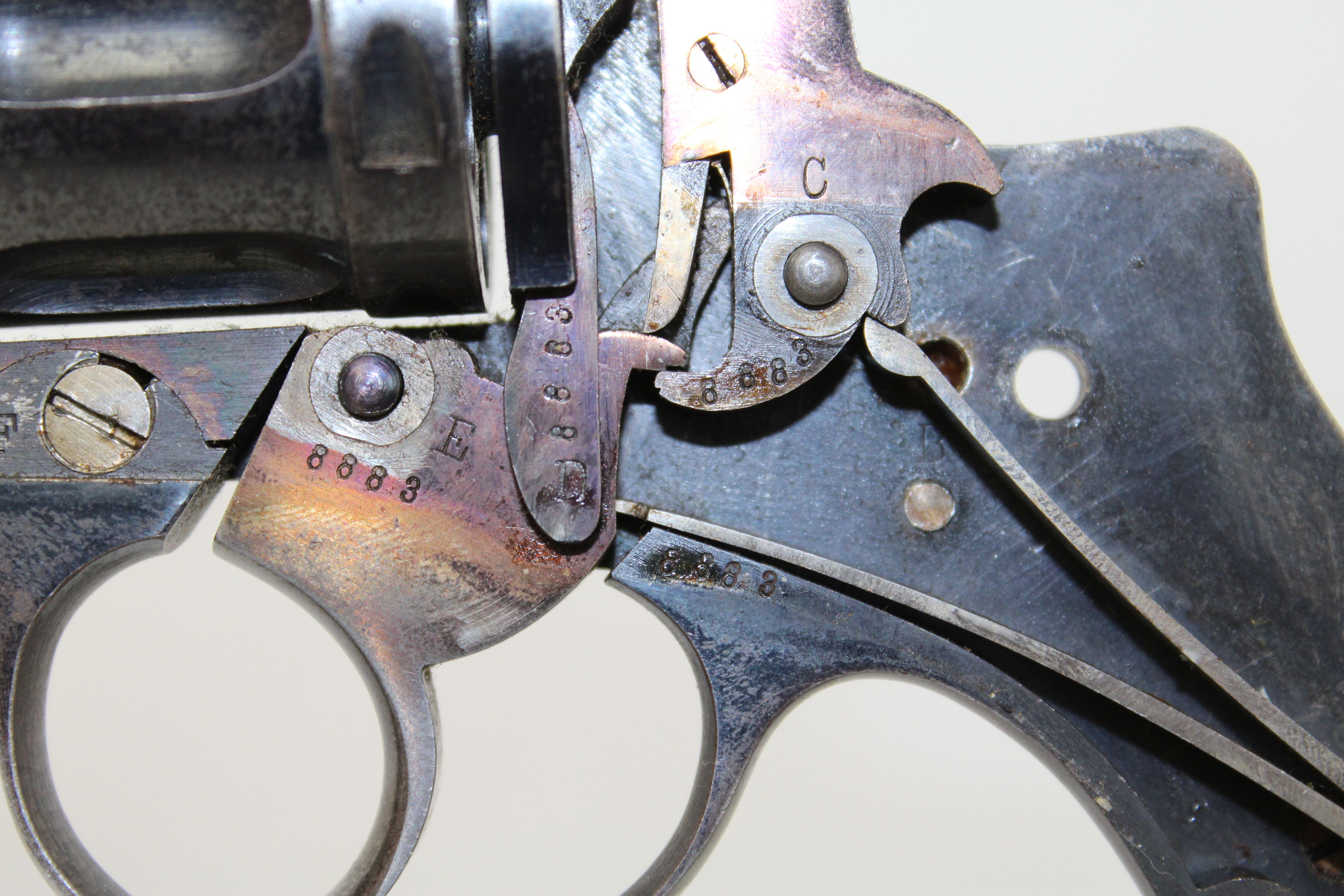Swedish Husqvarna Model 1887 Officers Revolver C&R Antique 014 ...