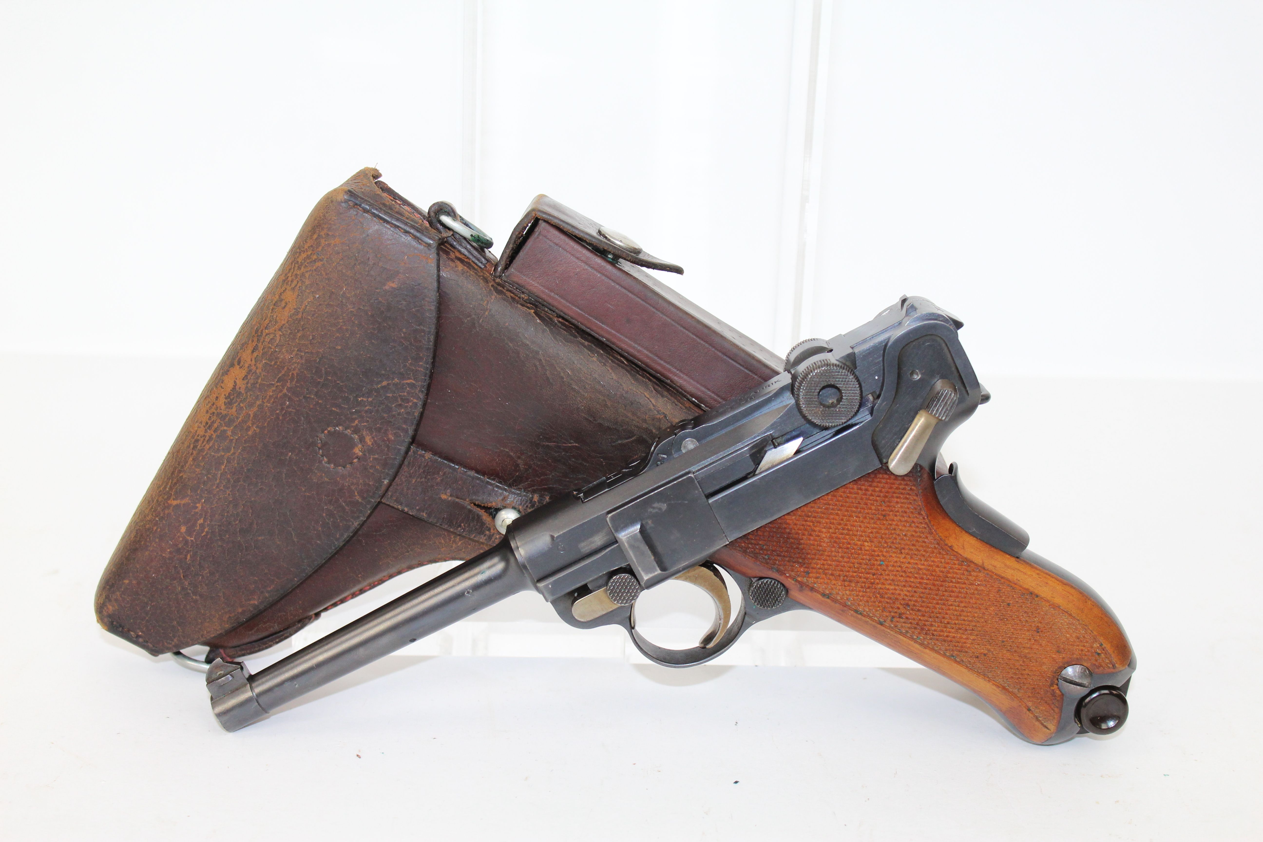 Swiss Waffenfabrik Bern Model 1906 Luger Semi Automatic PIstol With ...