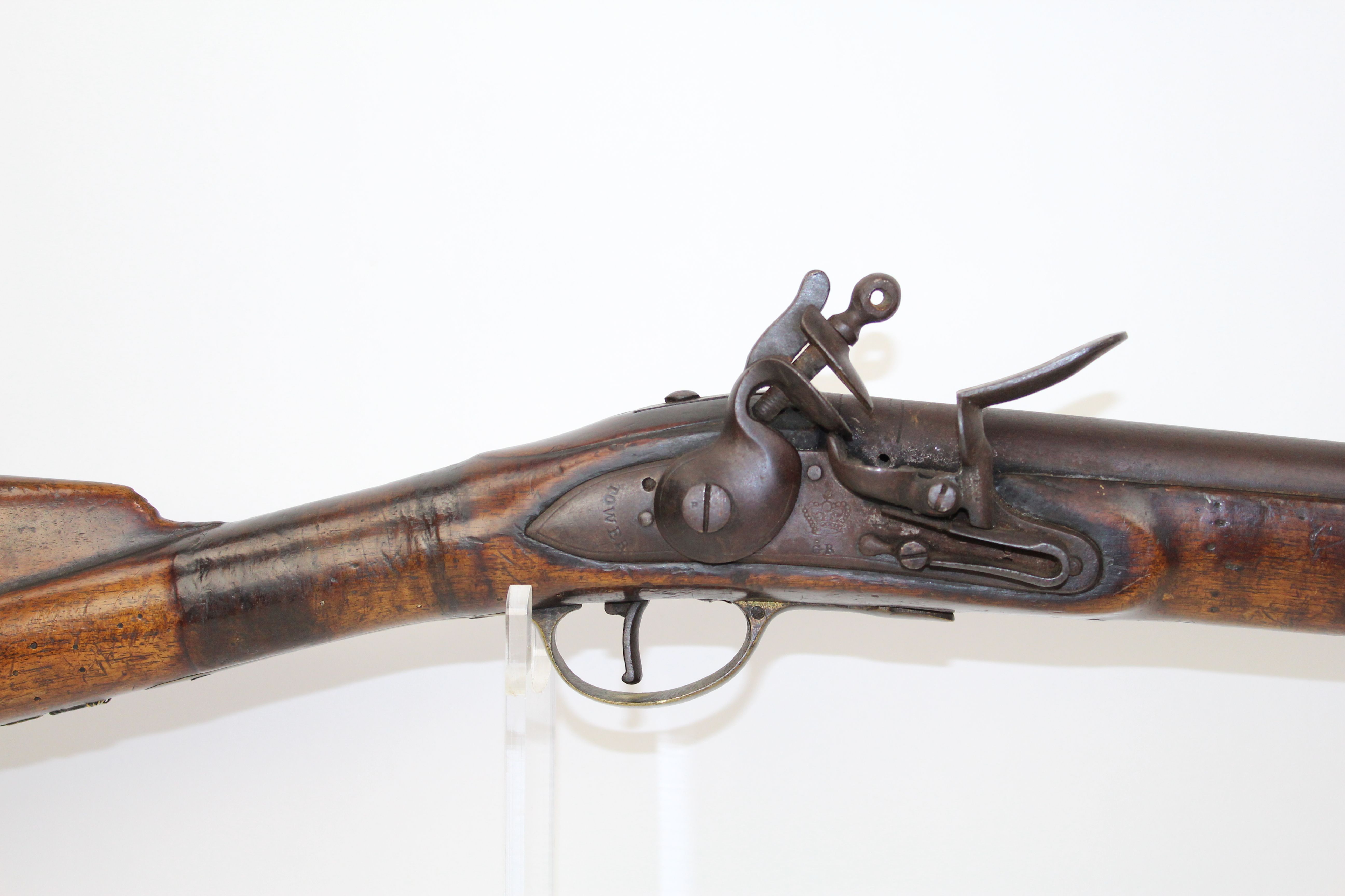 Tower Marked Brown Bess Style Flintlock Musket C&R Antique 001 ...