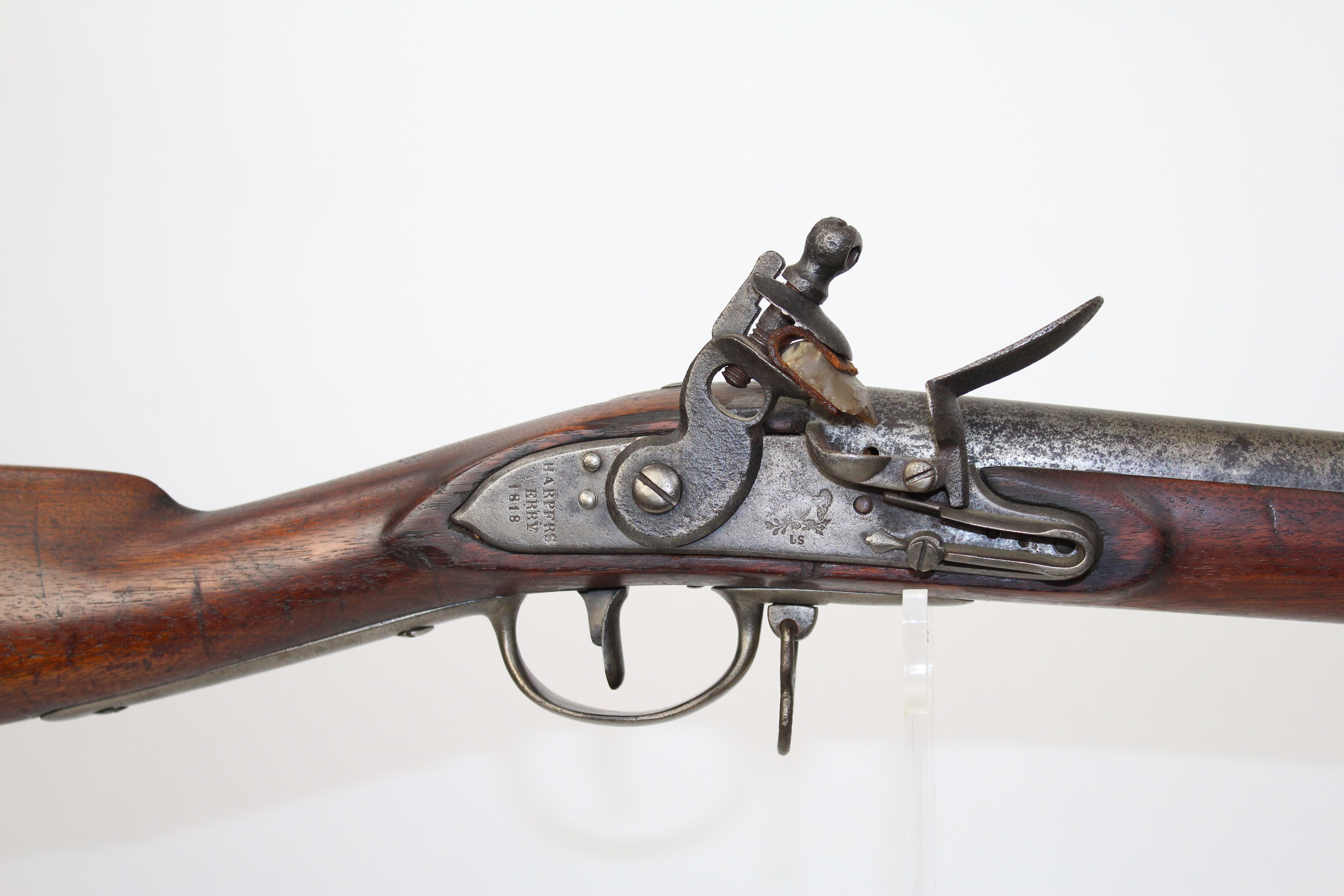 U.S. Harpers Ferry Model 1816 Flintlock Musket C&R Antique 001 ...
