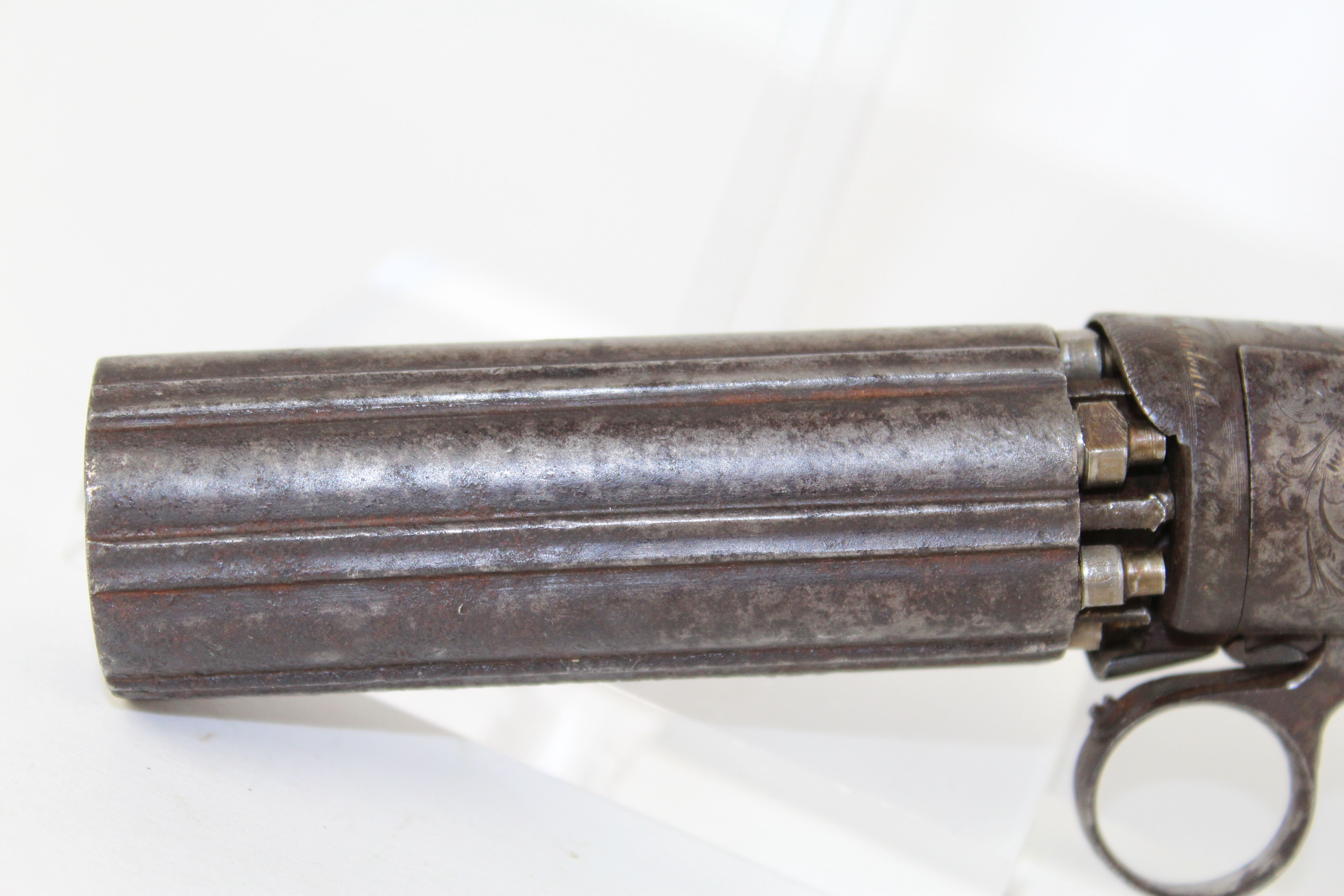 Unmarked Blunt & Syms Type Pepperbox C&R Antique 004 | Ancestry Guns