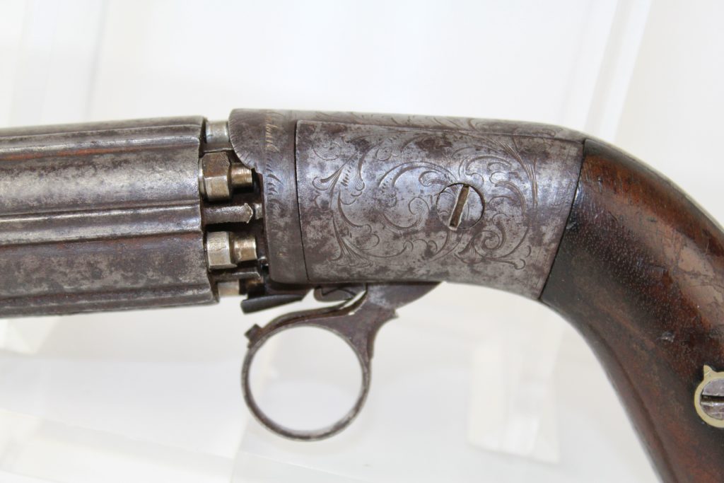 Unmarked Blunt & Syms Type Pepperbox C&R Antique 010 | Ancestry Guns