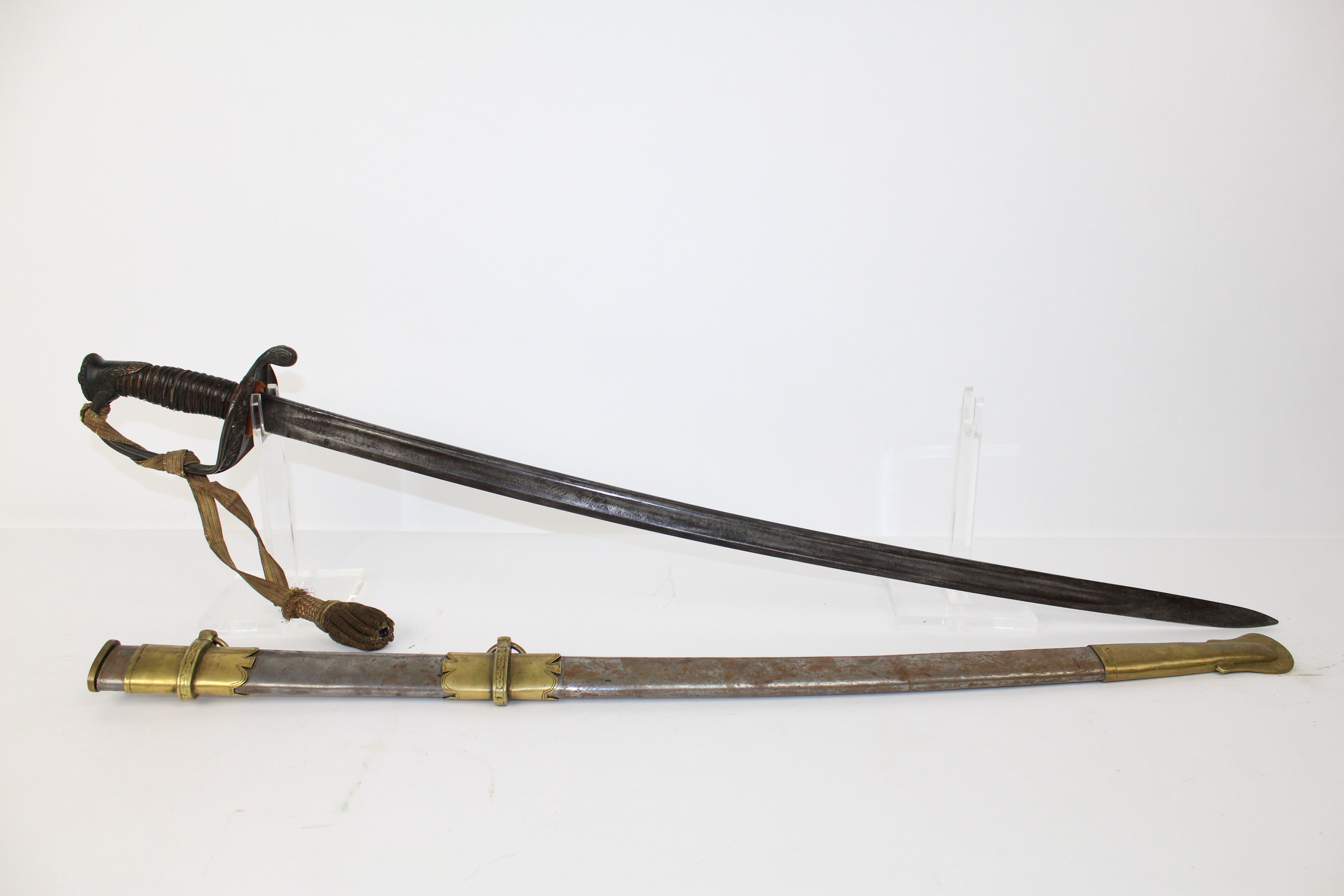Civil War Antique 1850 Foot Officer’s Saber Sword 001 | Ancestry Guns