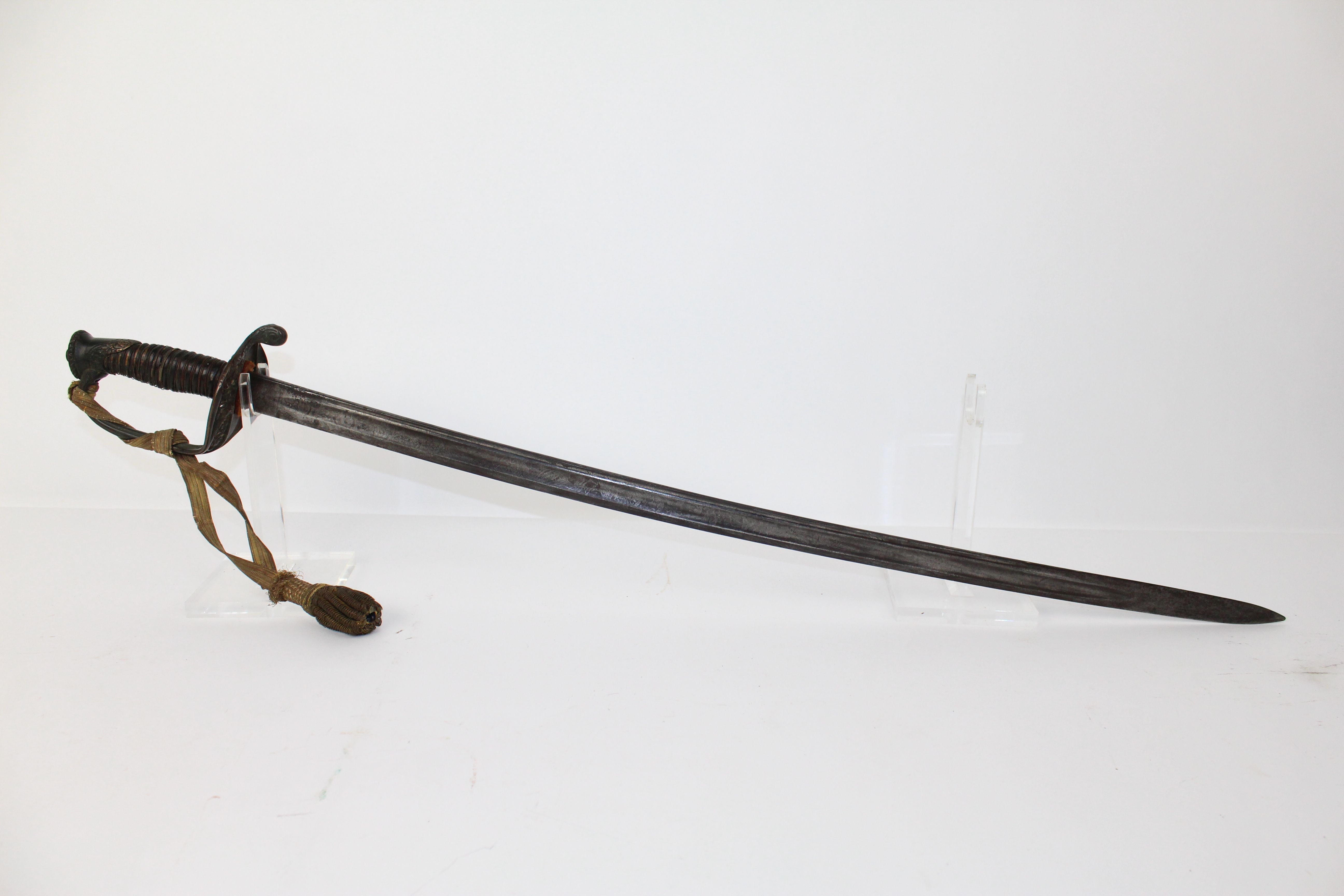 Civil War Antique 1850 Foot Officer’s Saber Sword 003 | Ancestry Guns