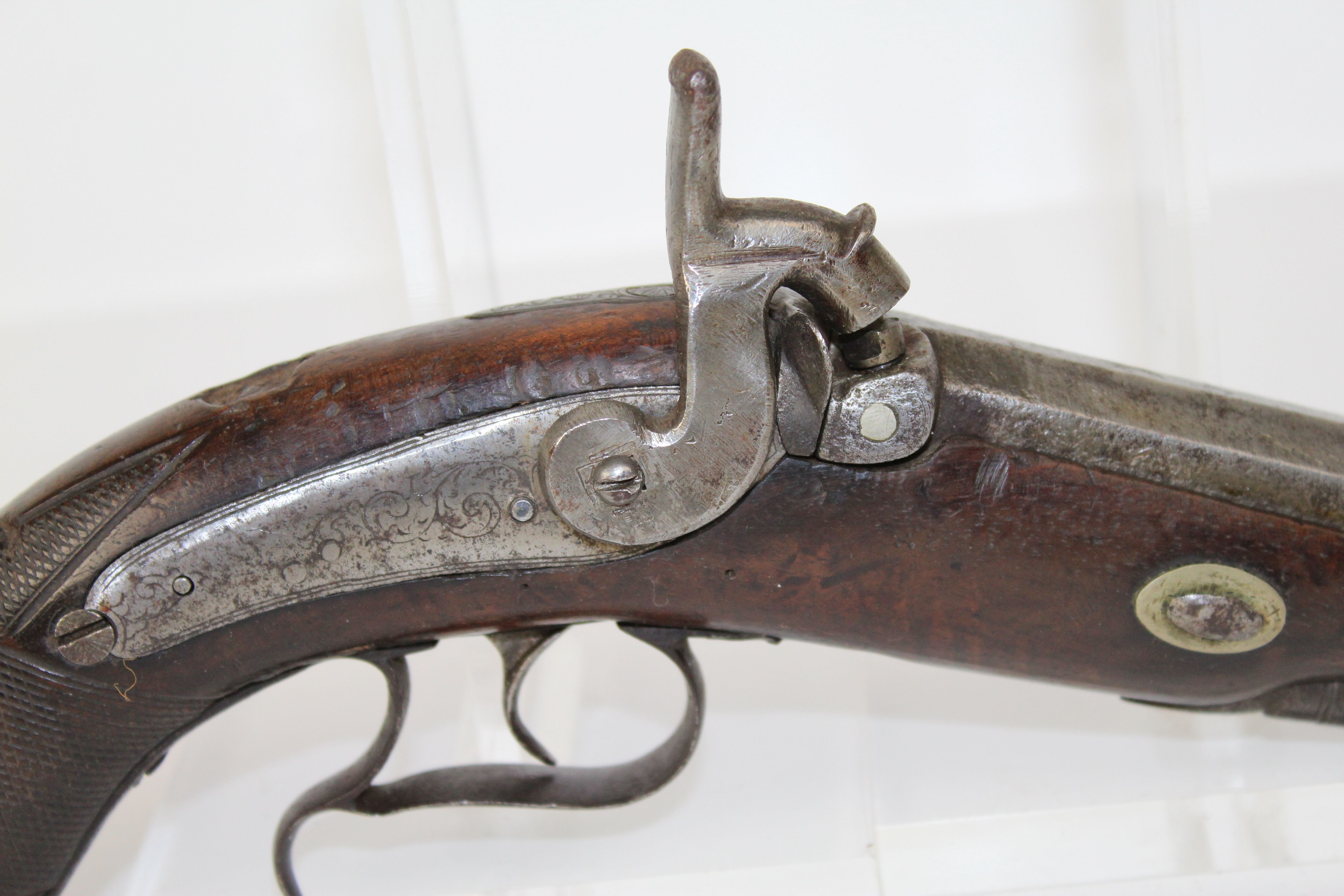 Back Action Percussion Pistol C&R Antique 003 | Ancestry Guns