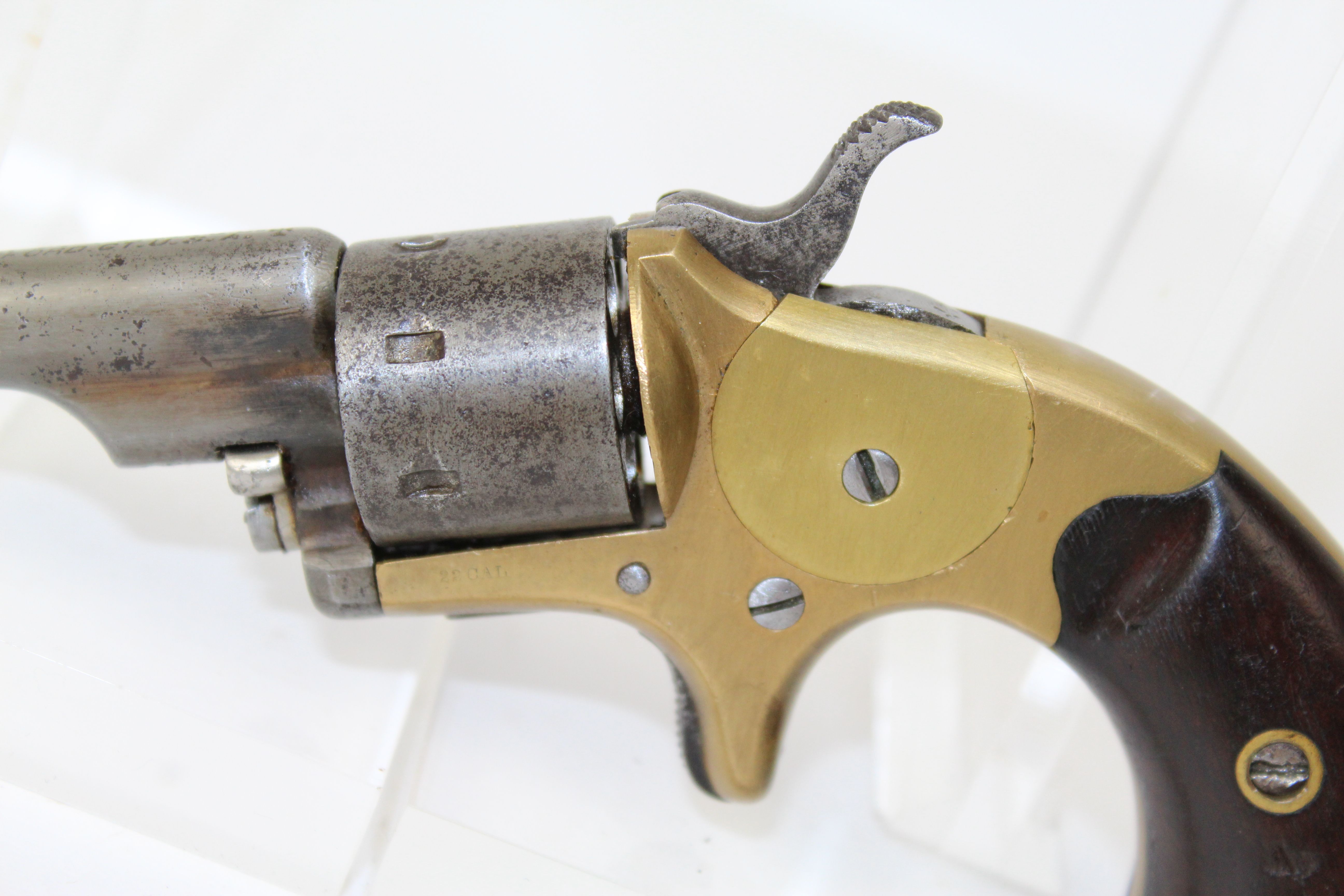 Colt open Top Pocket Revolver made 1875 C&R Antique 003 | Ancestry Guns