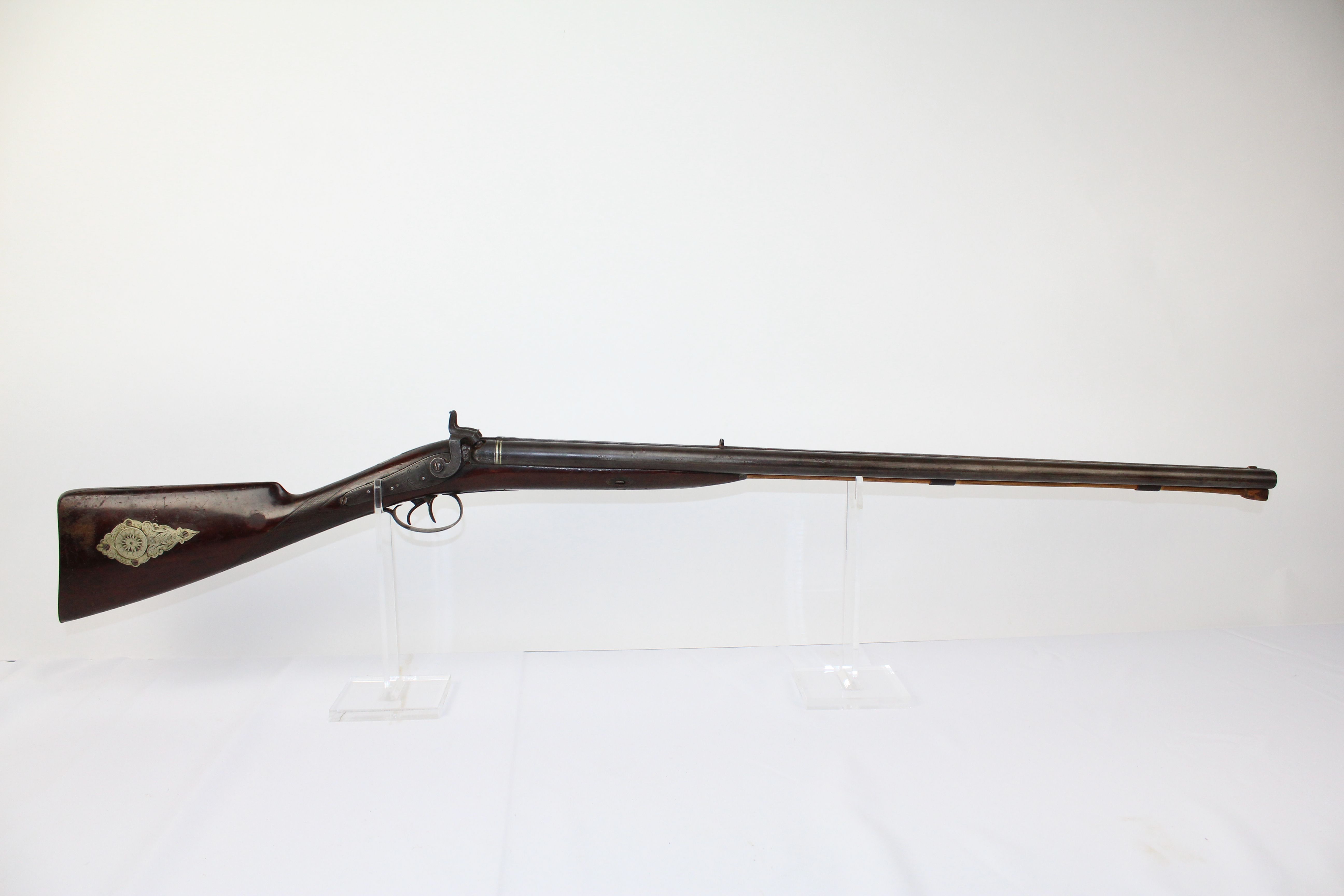 Percussion Combination Rifle And Shotgun Double Barrel C&R Antique 012 ...