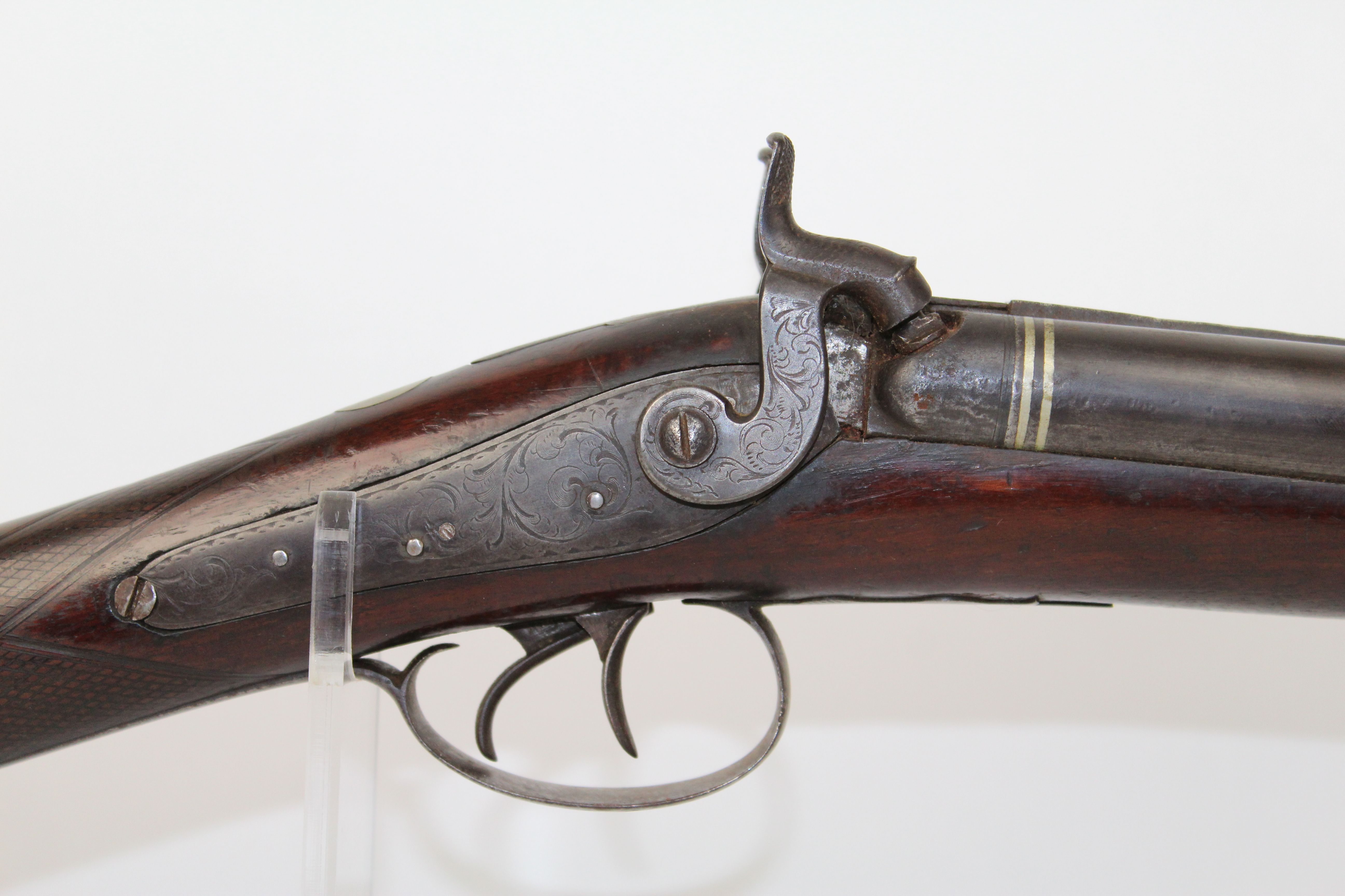 Percussion Combination Rifle And Shotgun Double Barrel C&R Antique 014 ...