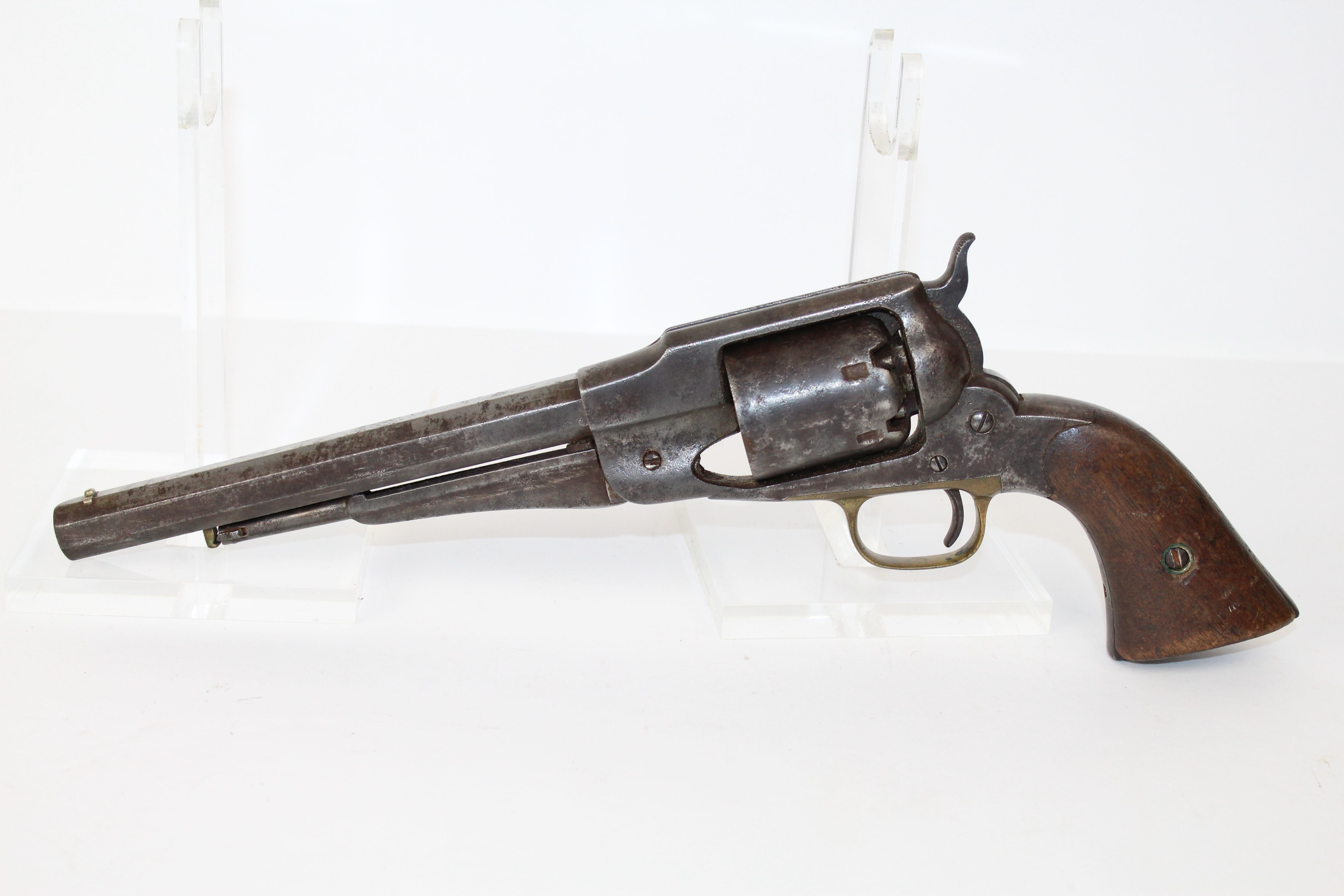 Remington Model 1861 Army Percussion Revolver C&R Antique 001 ...
