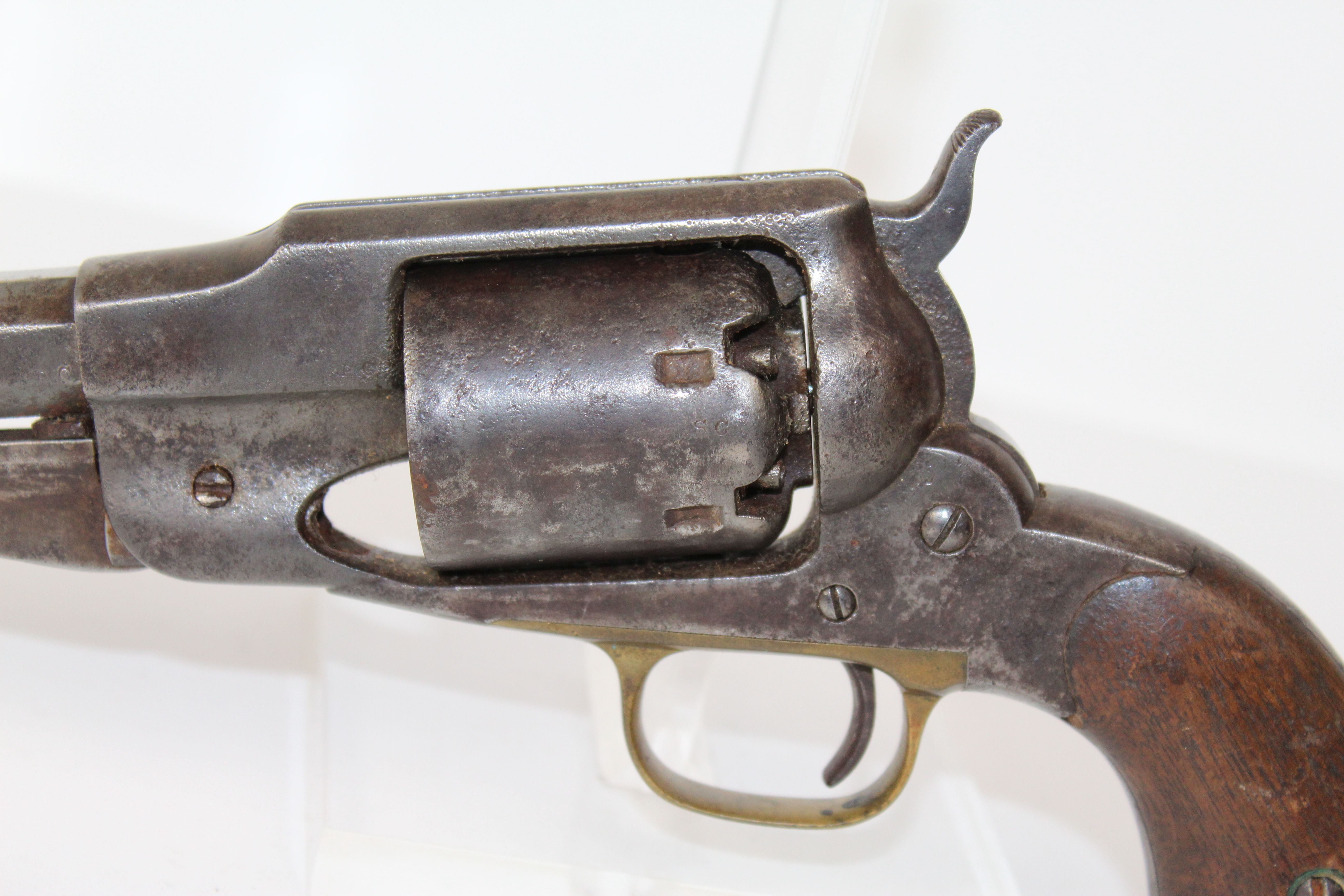 Remington Model 1861 Army Percussion Revolver C&R Antique 003 ...