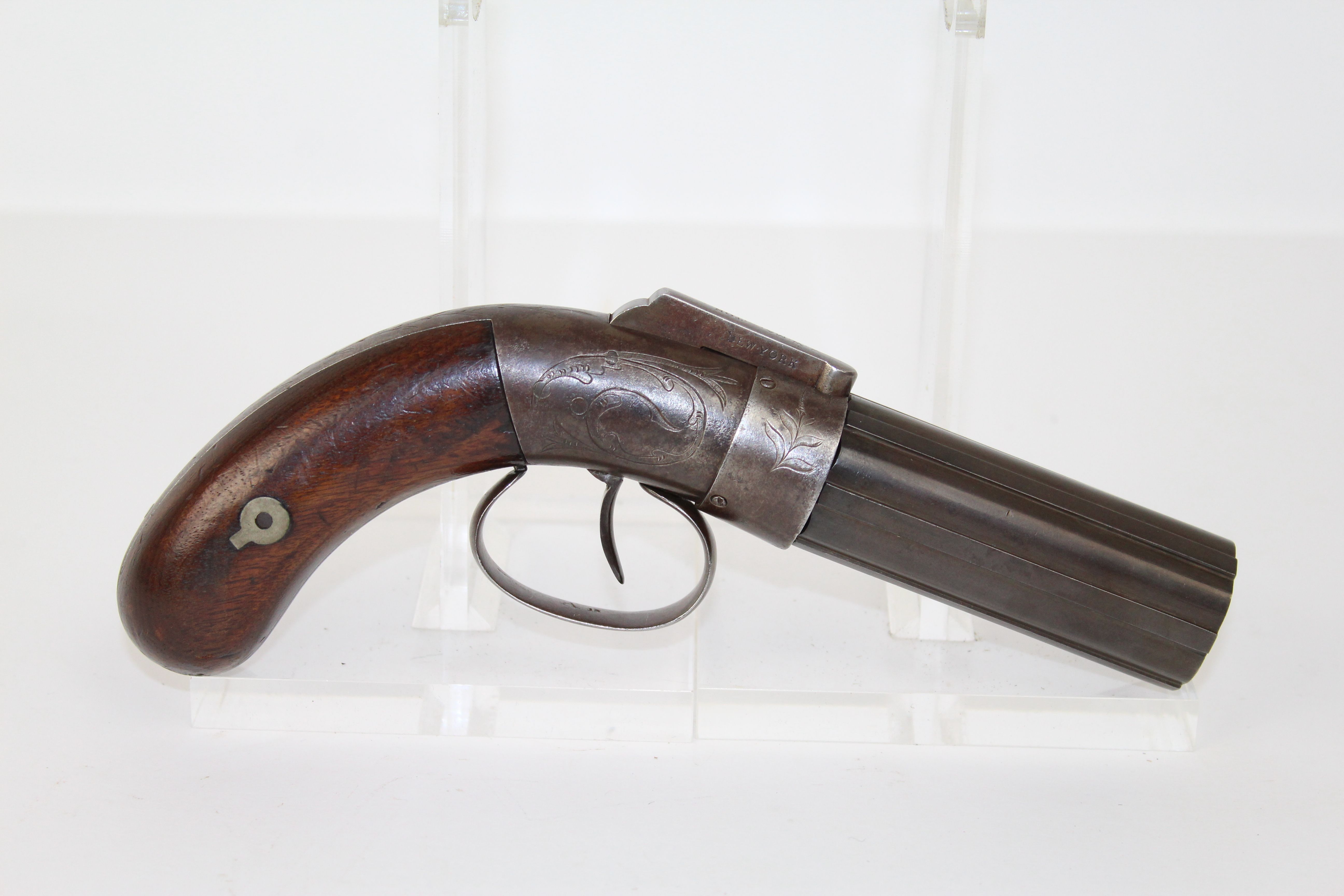 Sprague & Marston Pepperbox Pistol C&R Antique 013 | Ancestry Guns