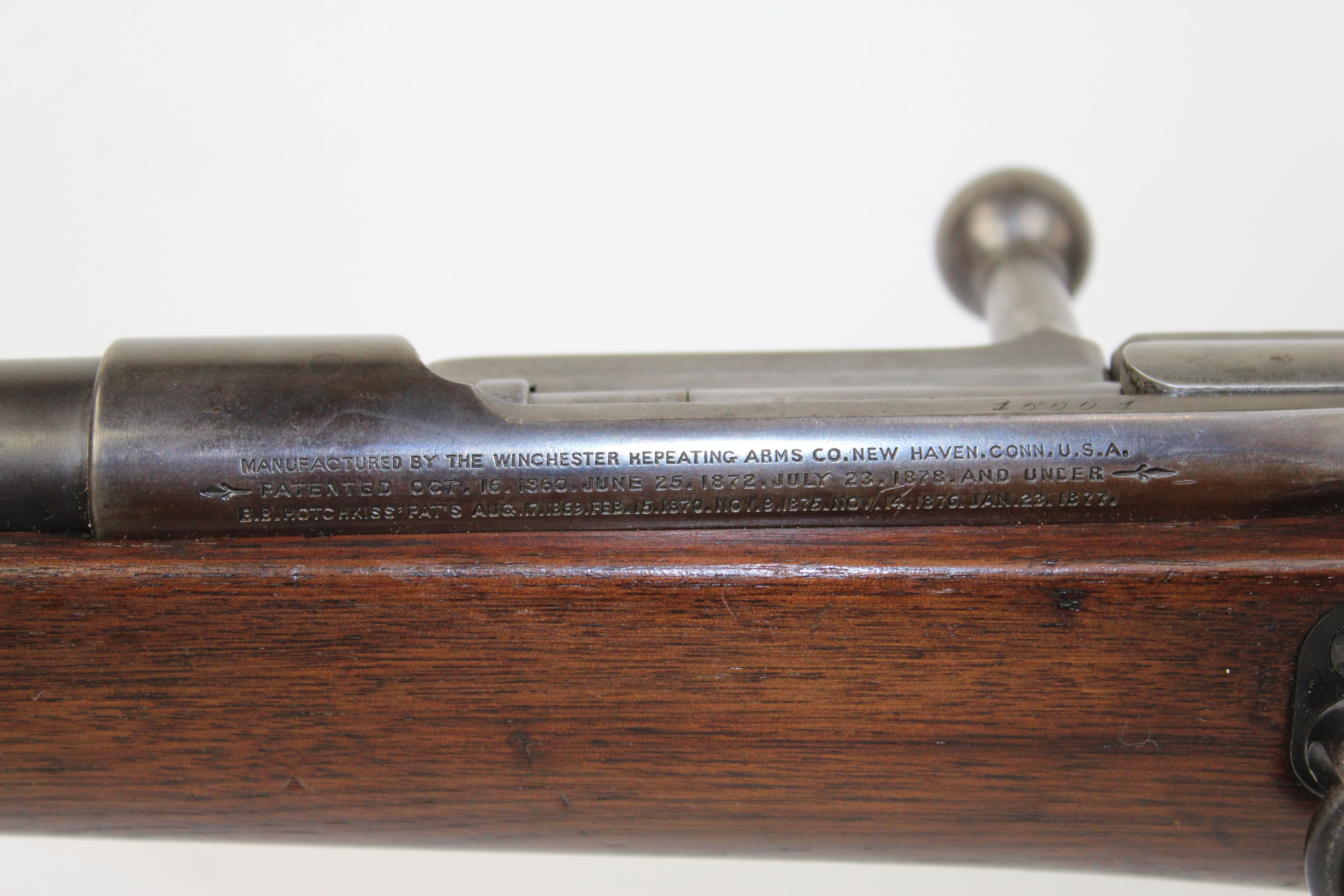 Winchester-Hotchkiss 1883 Bolt Action Rifle C&R Antique 007 | Ancestry Guns