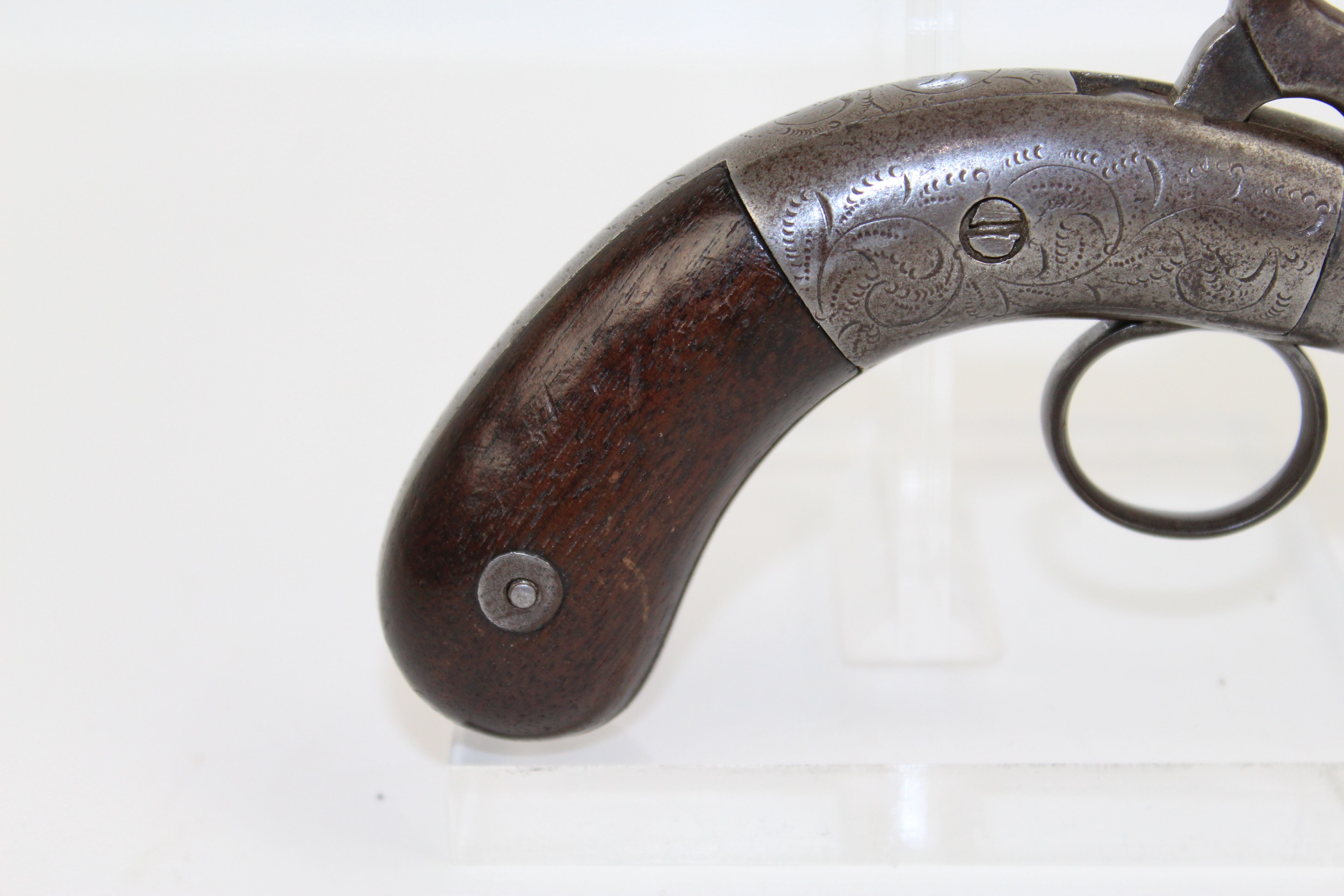 Bacon & co. Ring Trigger Percussion Pistol C&R Antique010 | Ancestry Guns