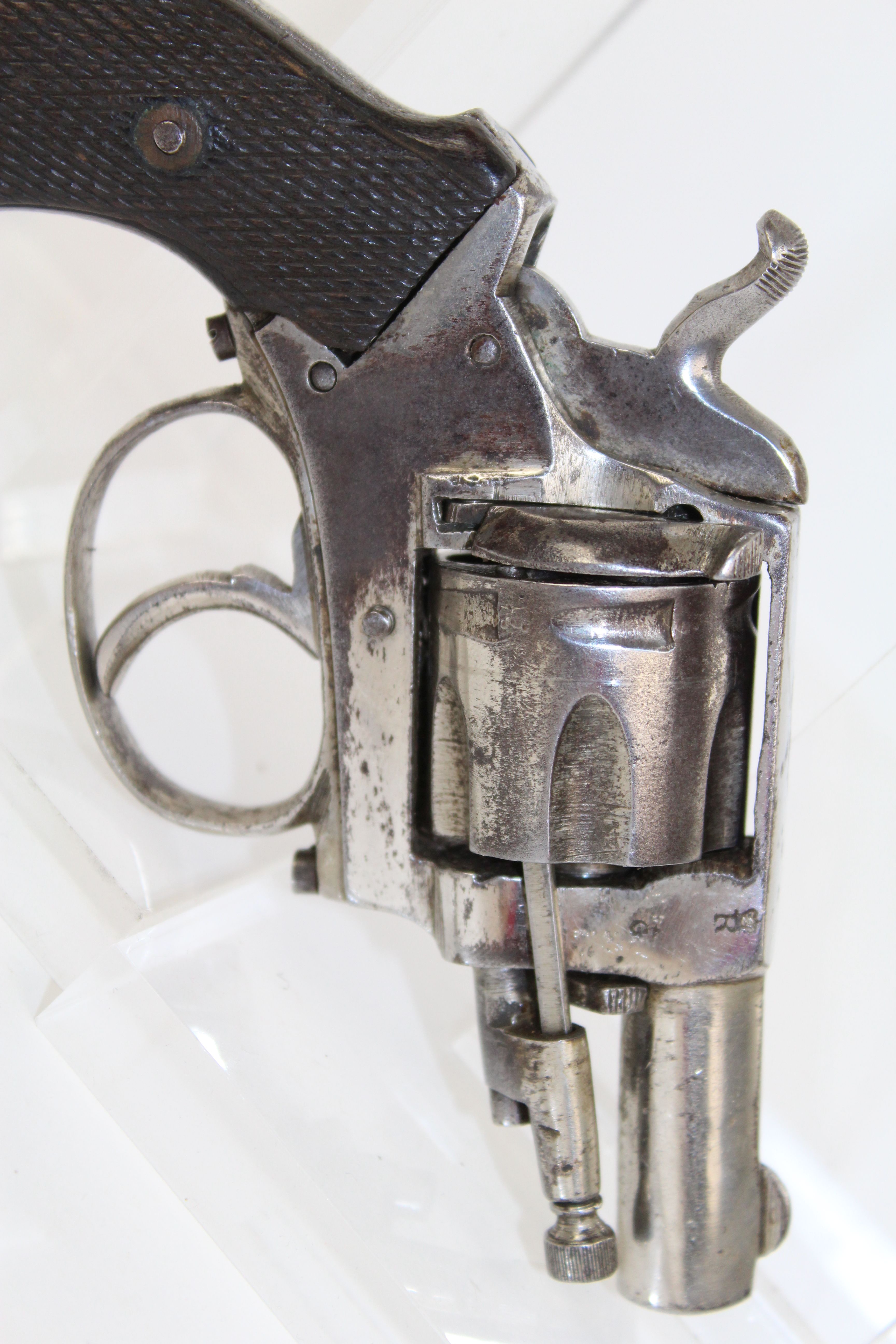 Belgian British Bull Dog Double Action Revolver C&R Antique012 ...