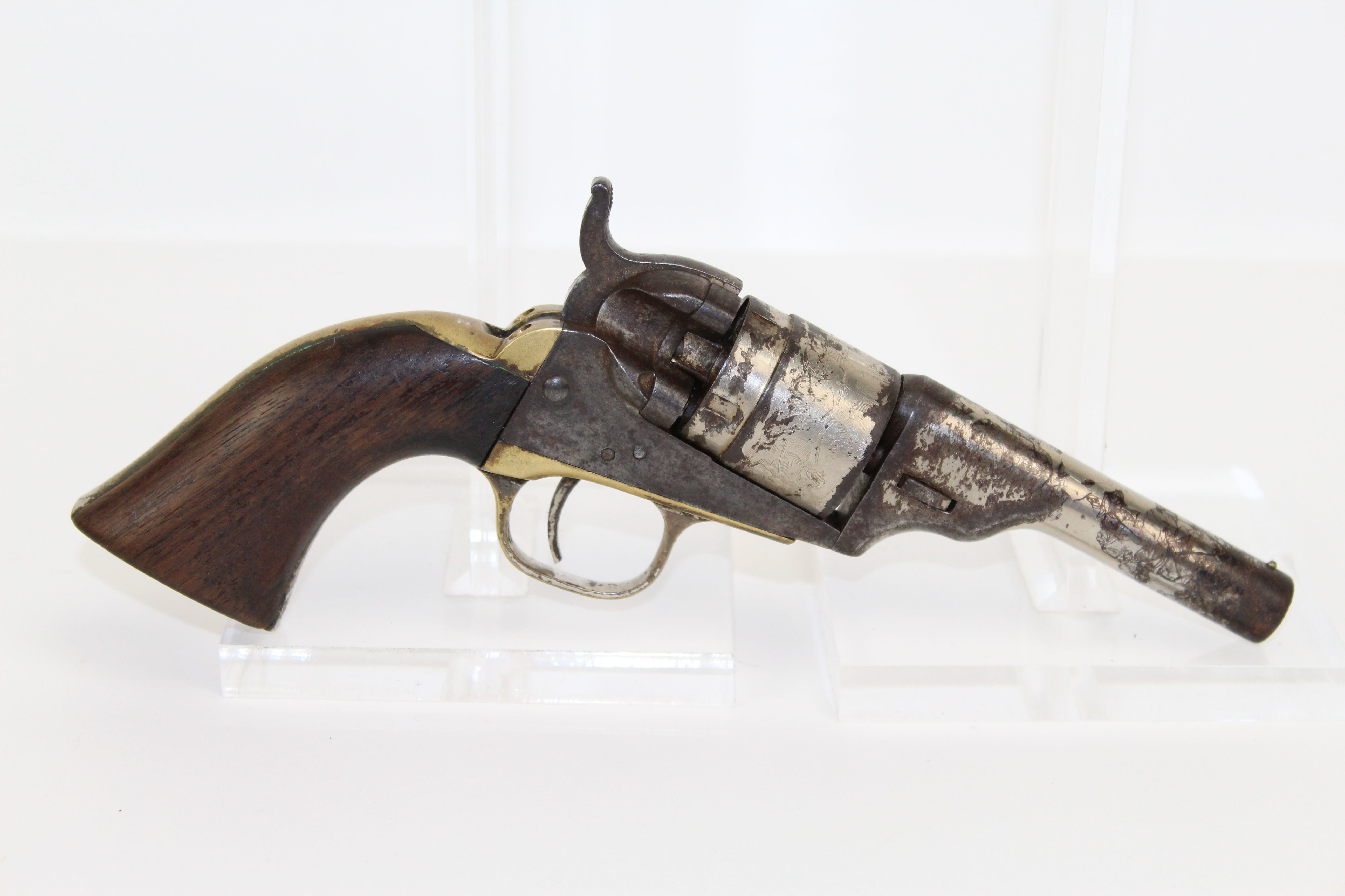 Colt Model 1849 Pocket Conversion Revolver C&R Antique013 | Ancestry Guns