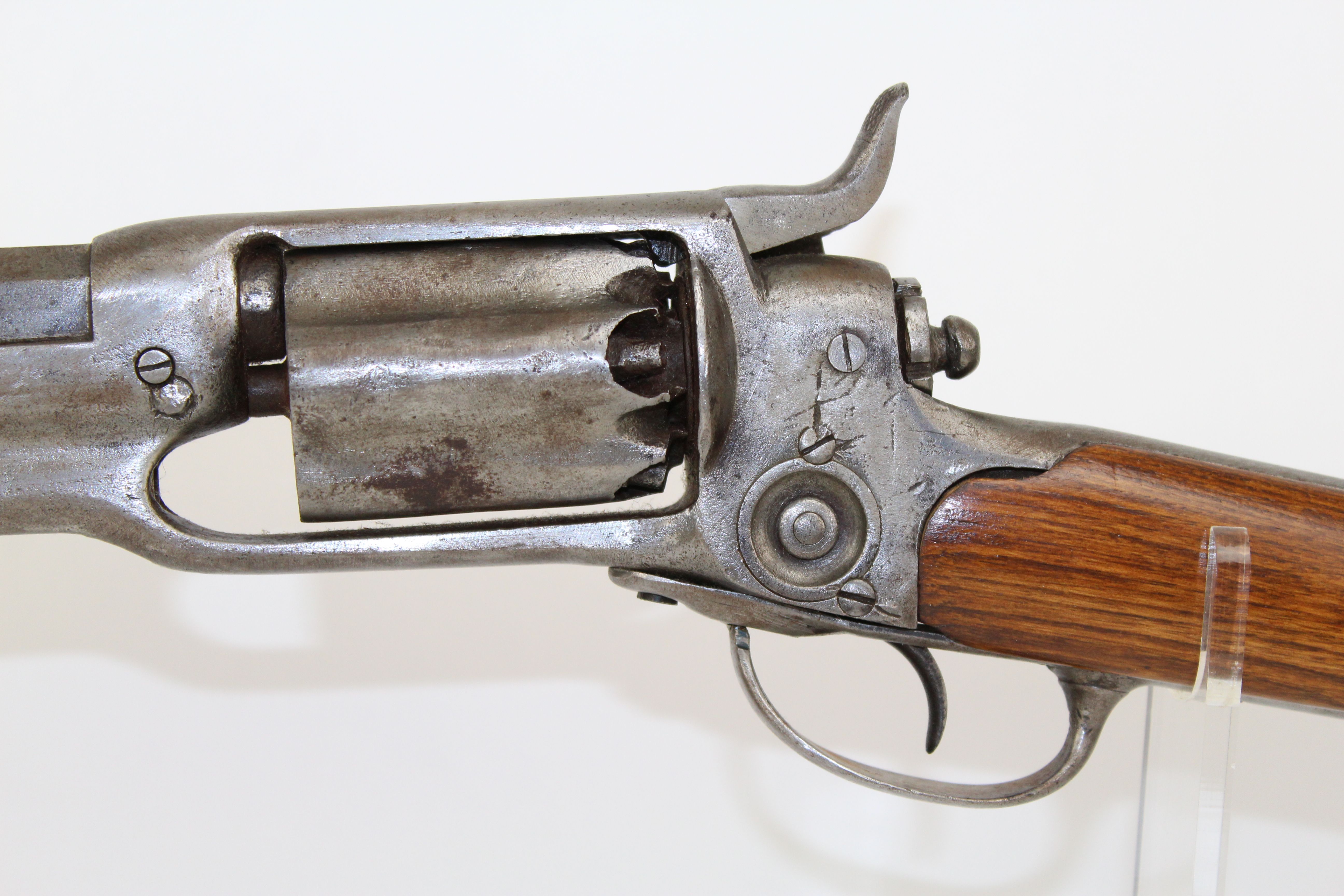 Colt Model 1855 Revolver Rifle C&R Antique 004 | Ancestry Guns