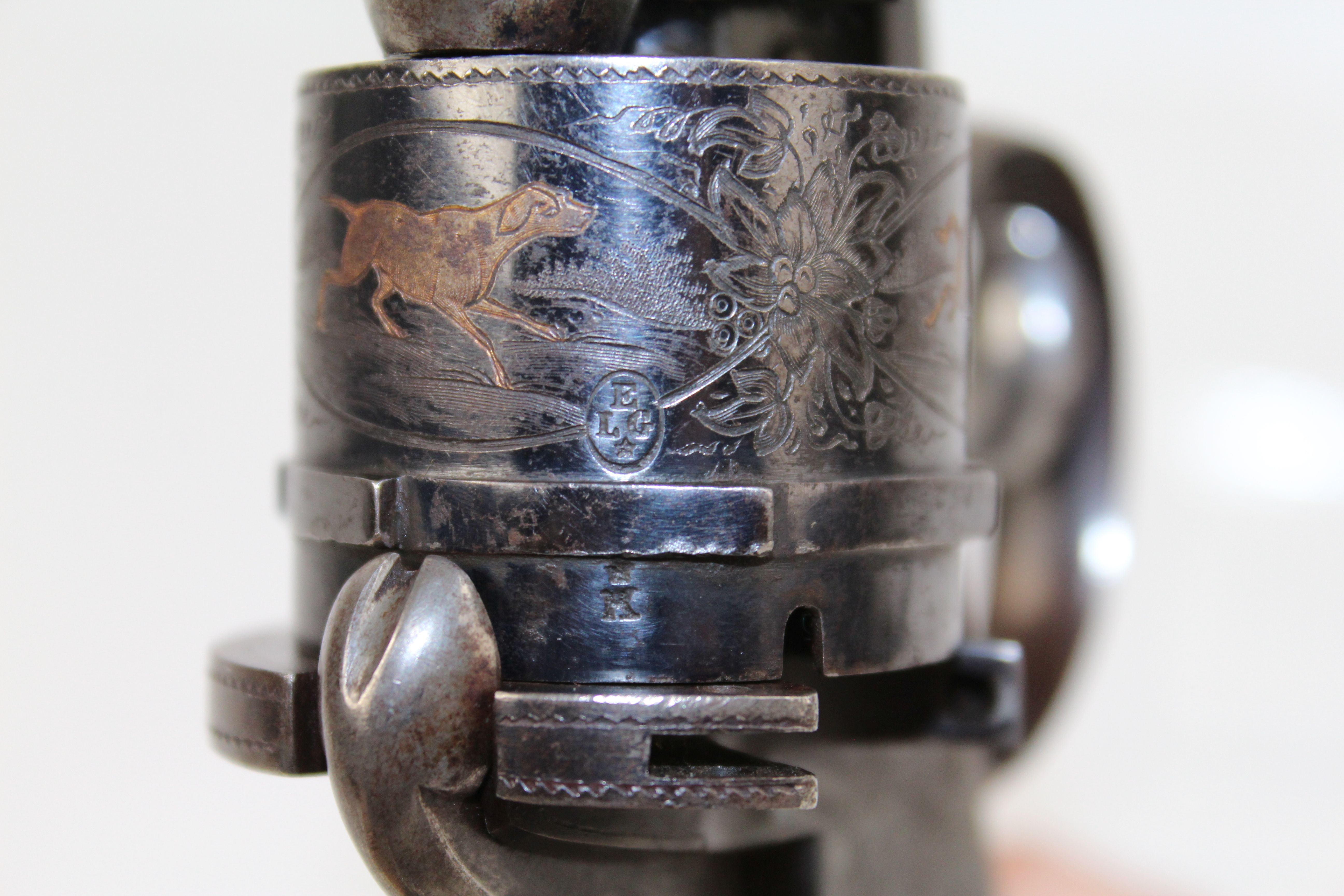 Double Action Pinfire Revolver C&R Antique010 | Ancestry Guns