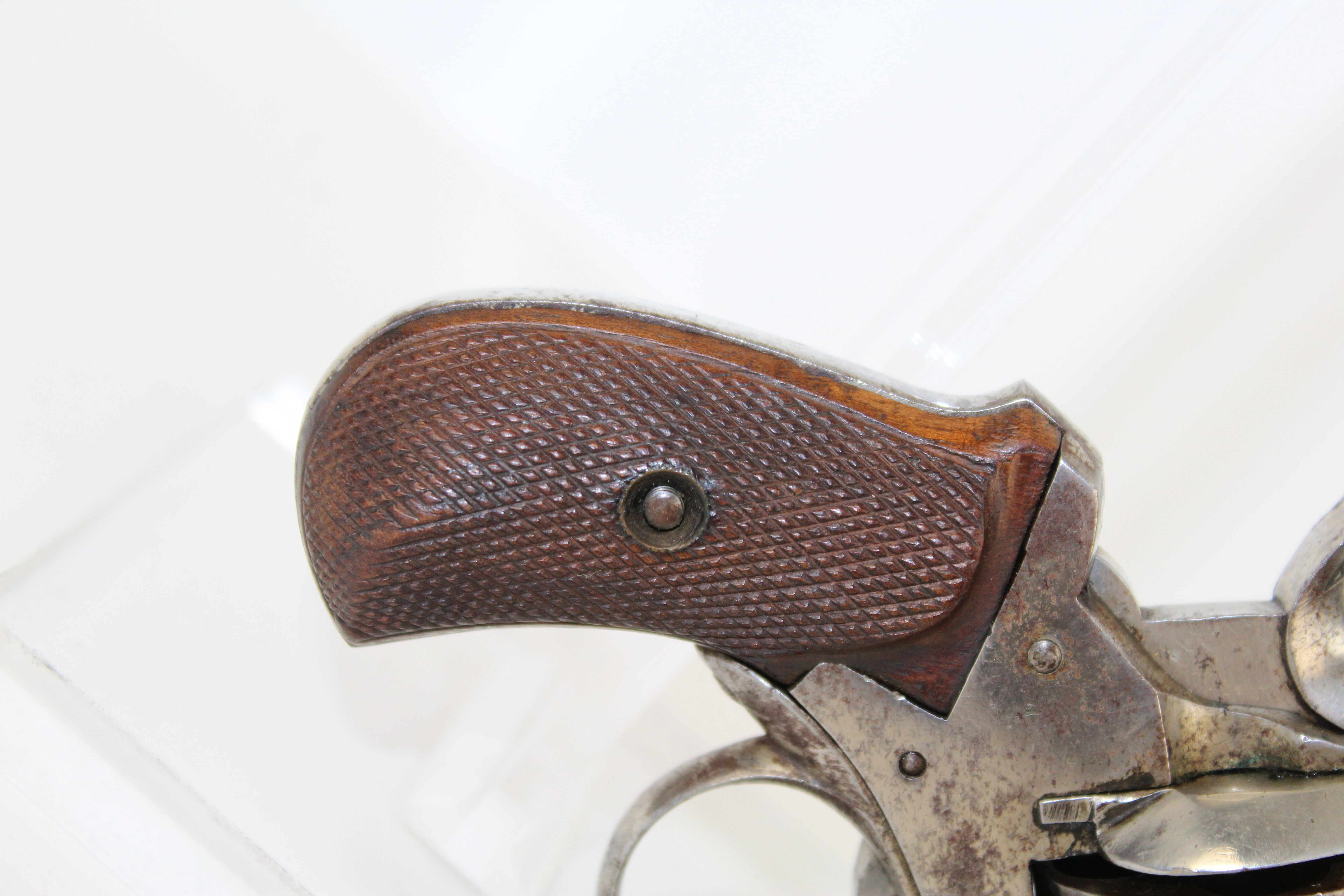 Engraved Belgian British Bull Dog Double Action Revolver C&R Antique011 ...