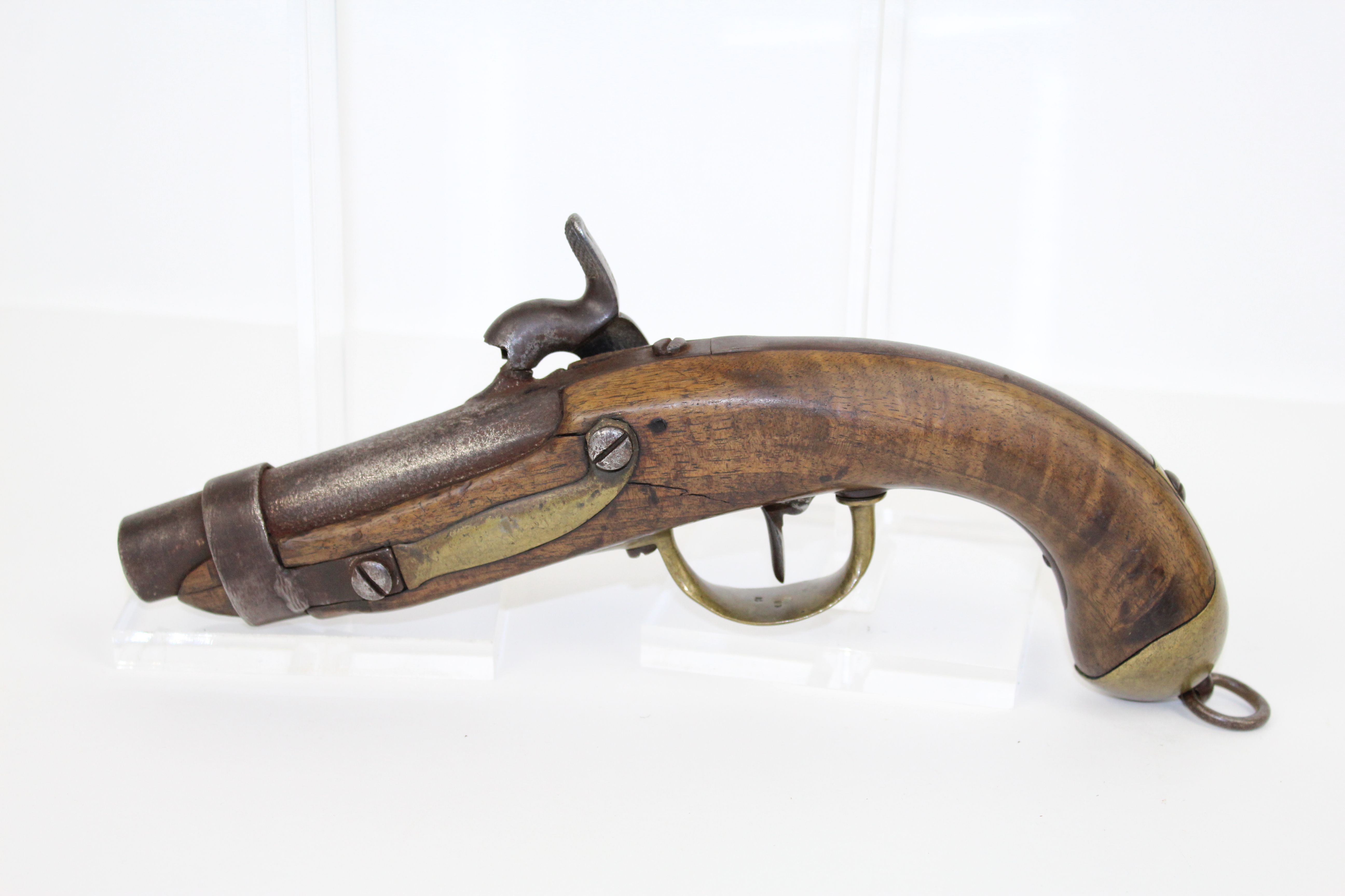French Model 1822 Conversion Pistol C&R Antique007 | Ancestry Guns