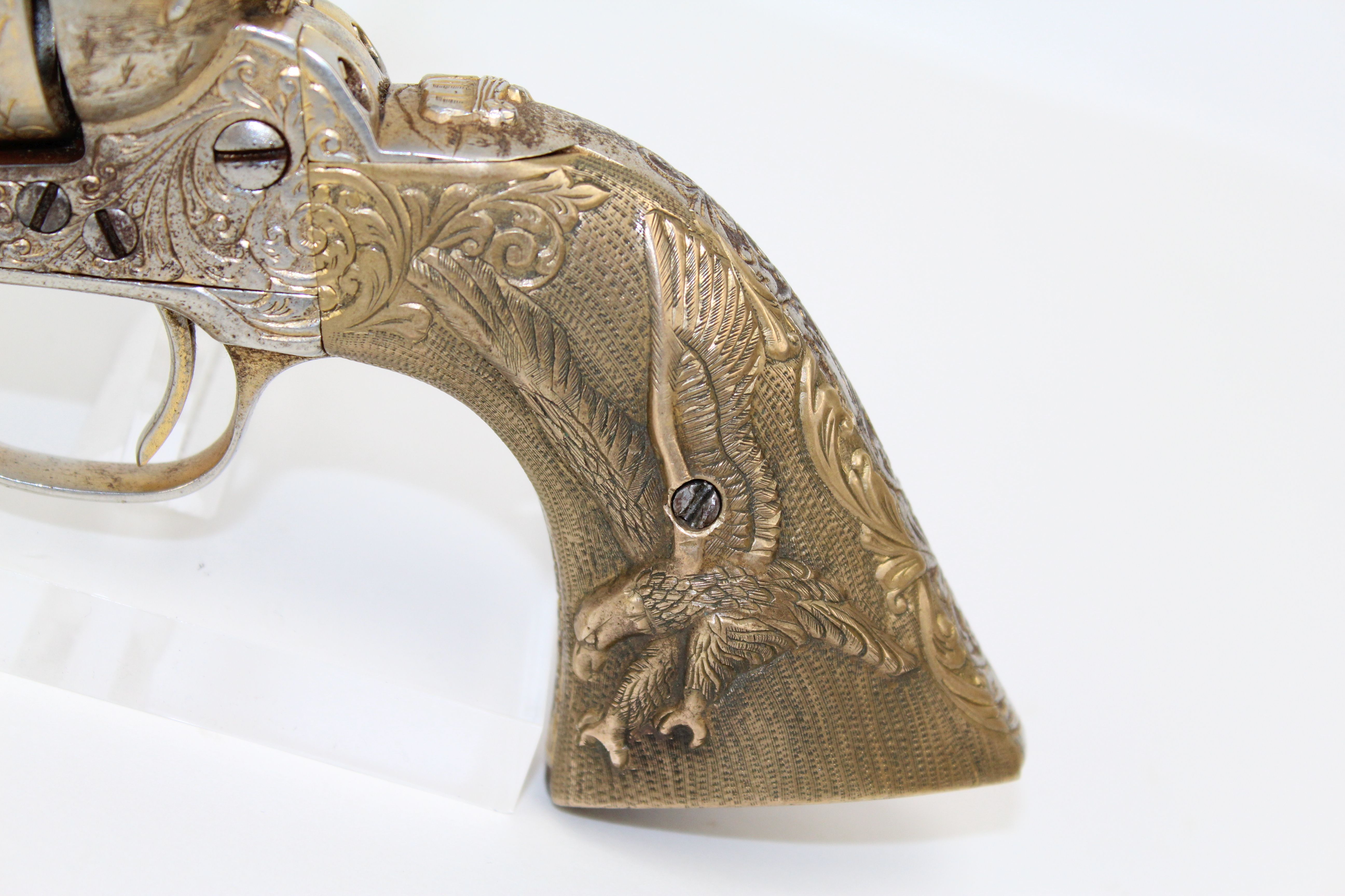 Pair of Fully Engraved Colt Single Action Army Revolvers Mexican C&R ...