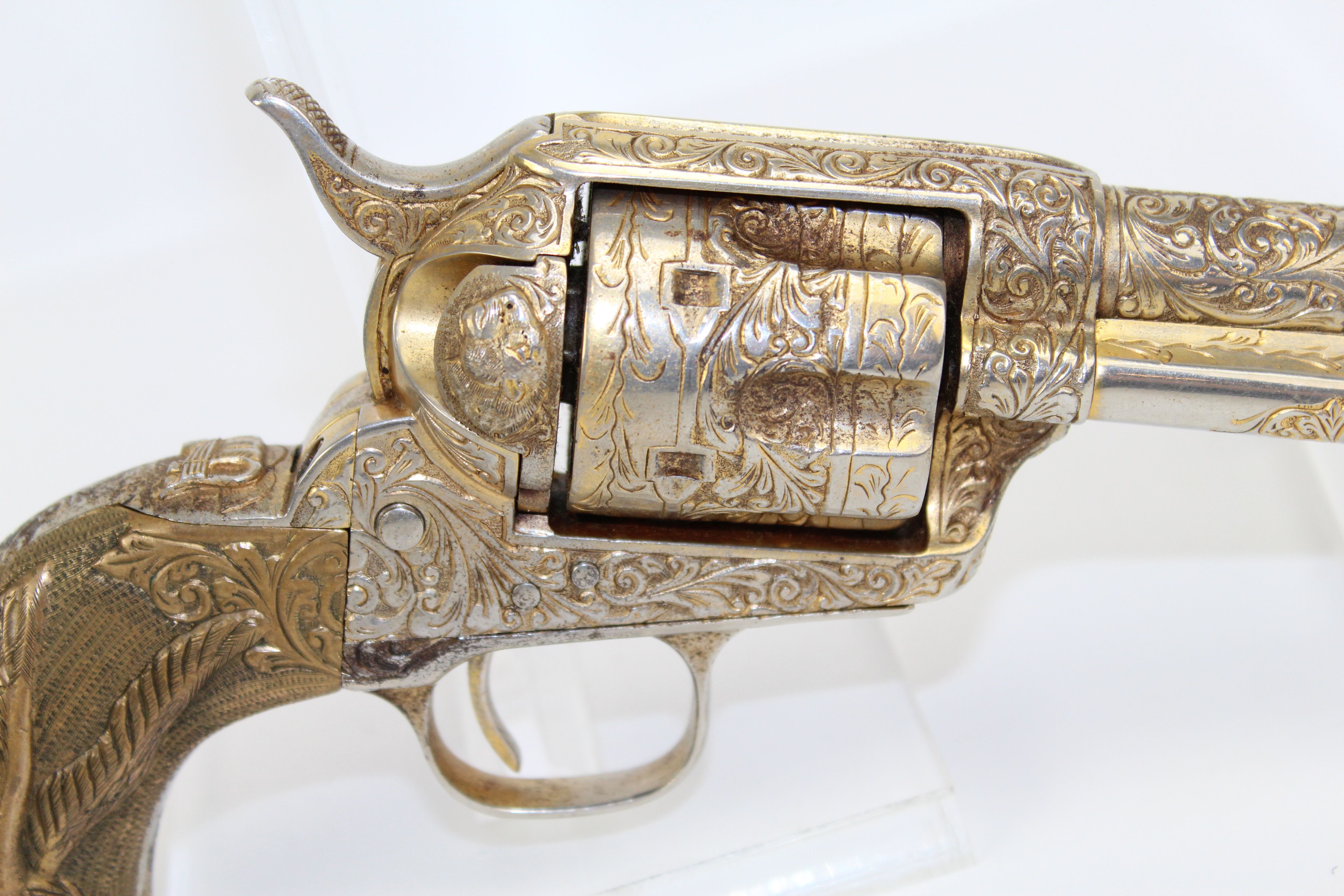 Pair of Fully Engraved Colt Single Action Army Revolvers Mexican C&R ...