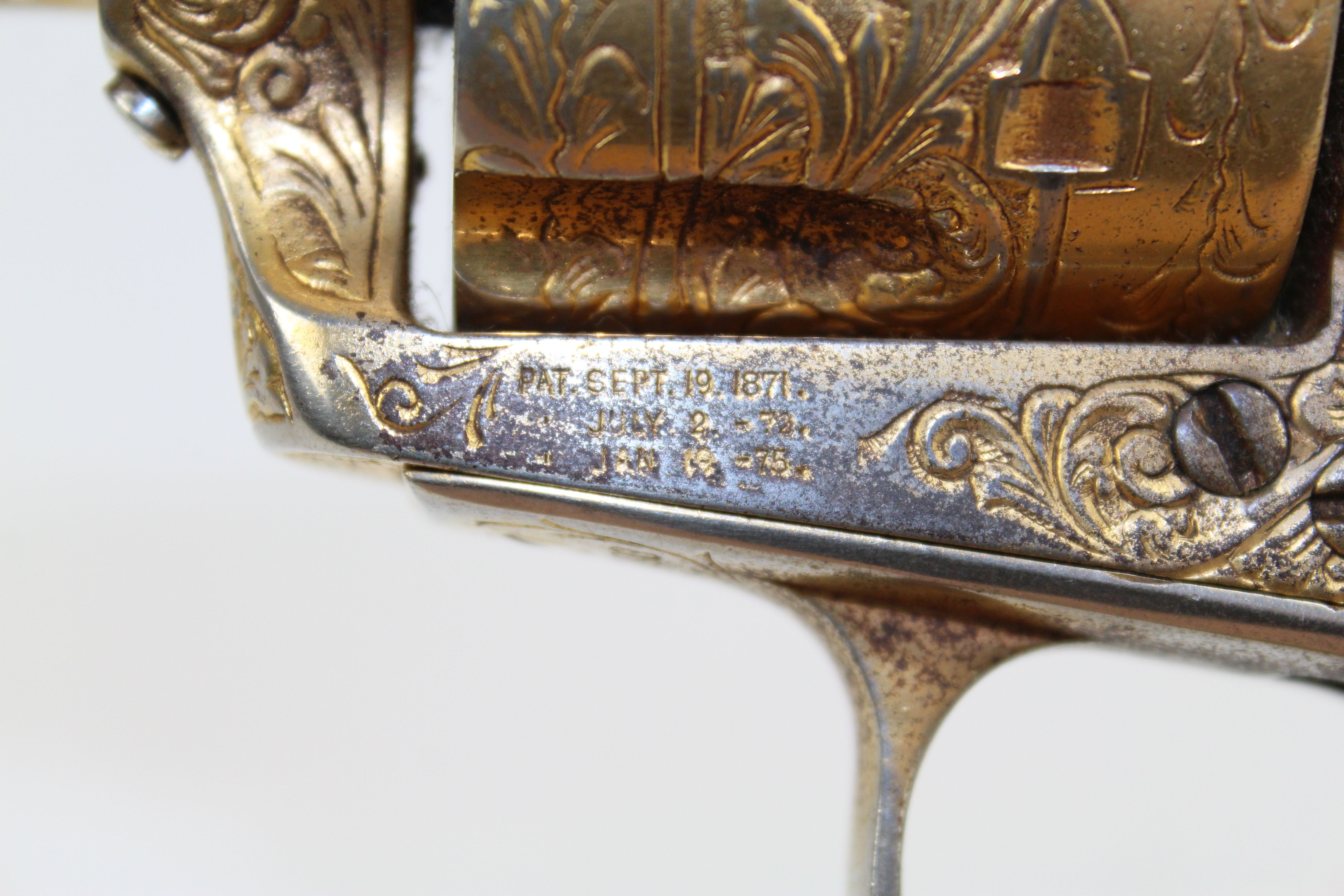 Pair of Fully Engraved Colt Single Action Army Revolvers Mexican C&R ...
