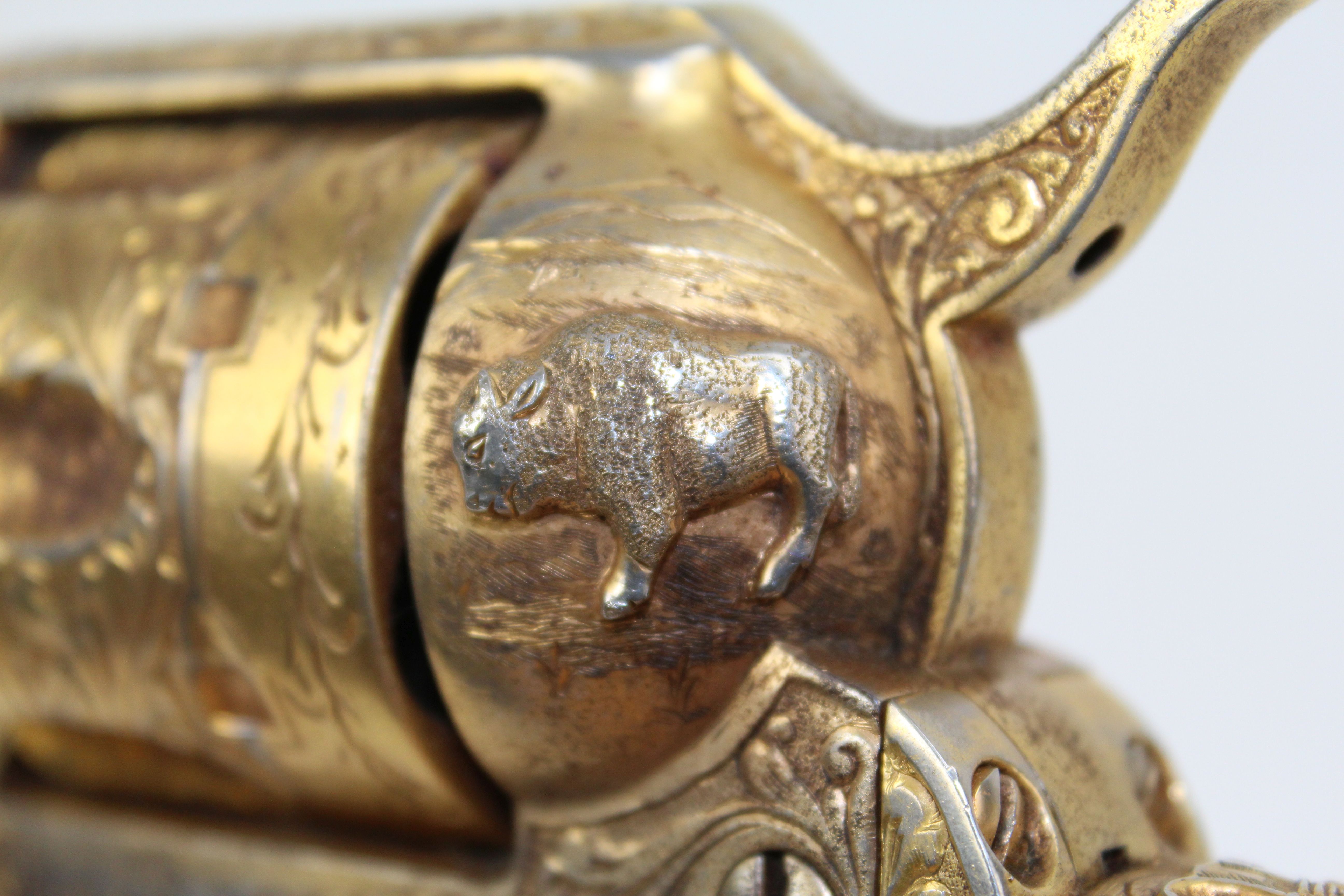 Pair of Fully Engraved Colt Single Action Army Revolvers Mexican C&R ...