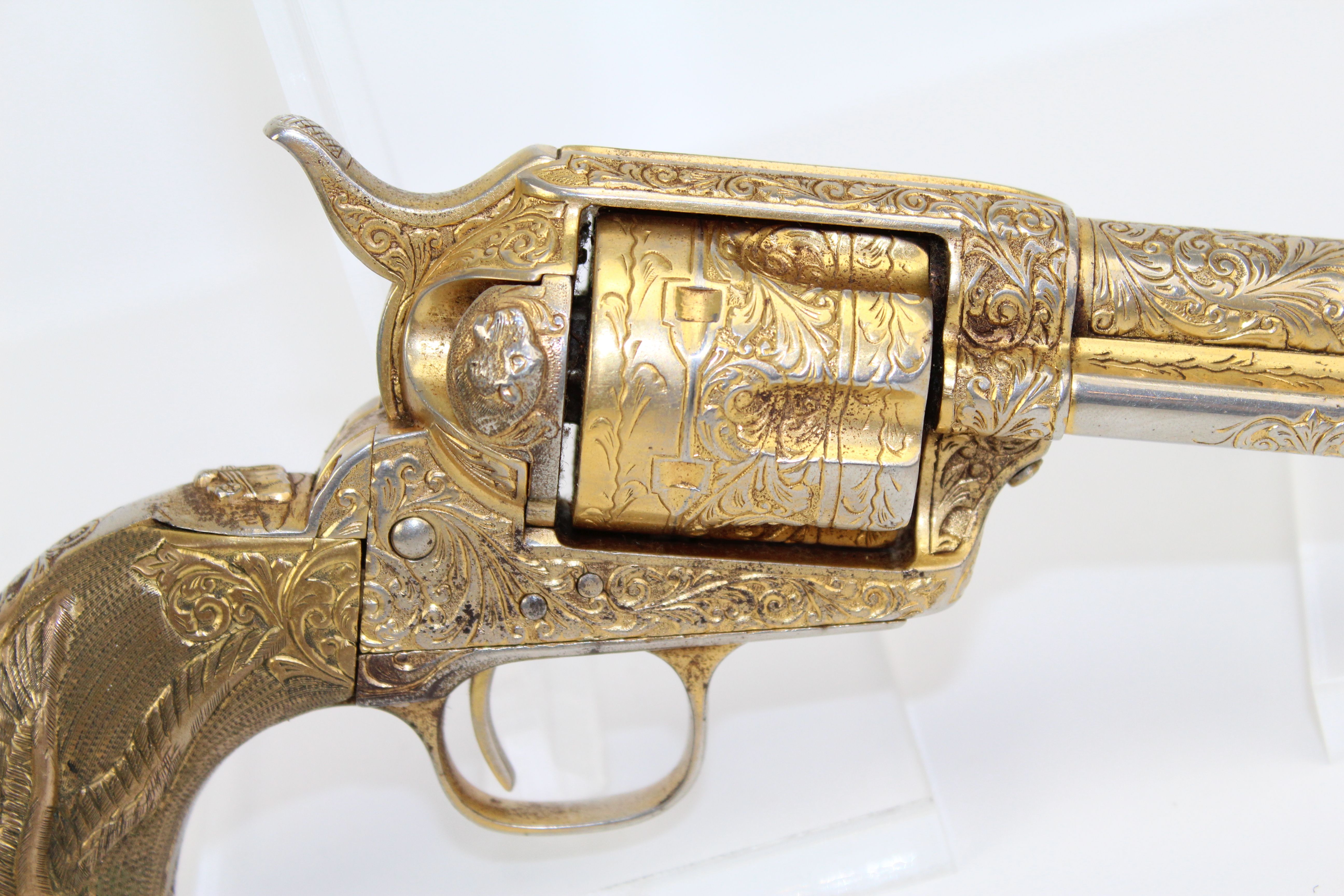 Pair of Fully Engraved Colt Single Action Army Revolvers Mexican C&R ...