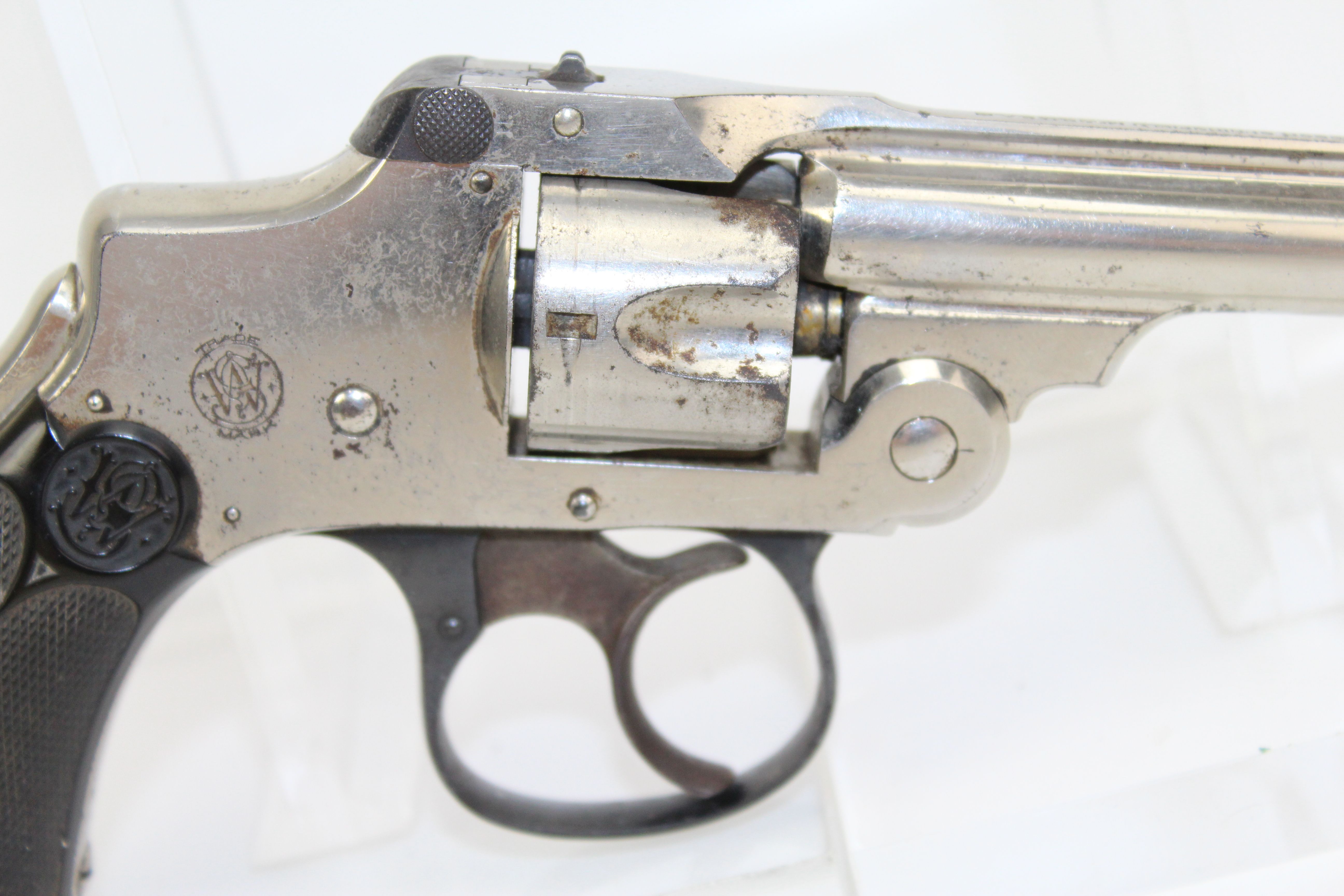 S&W .38 Safety Hammerless Third Model C&R Antique013 | Ancestry Guns
