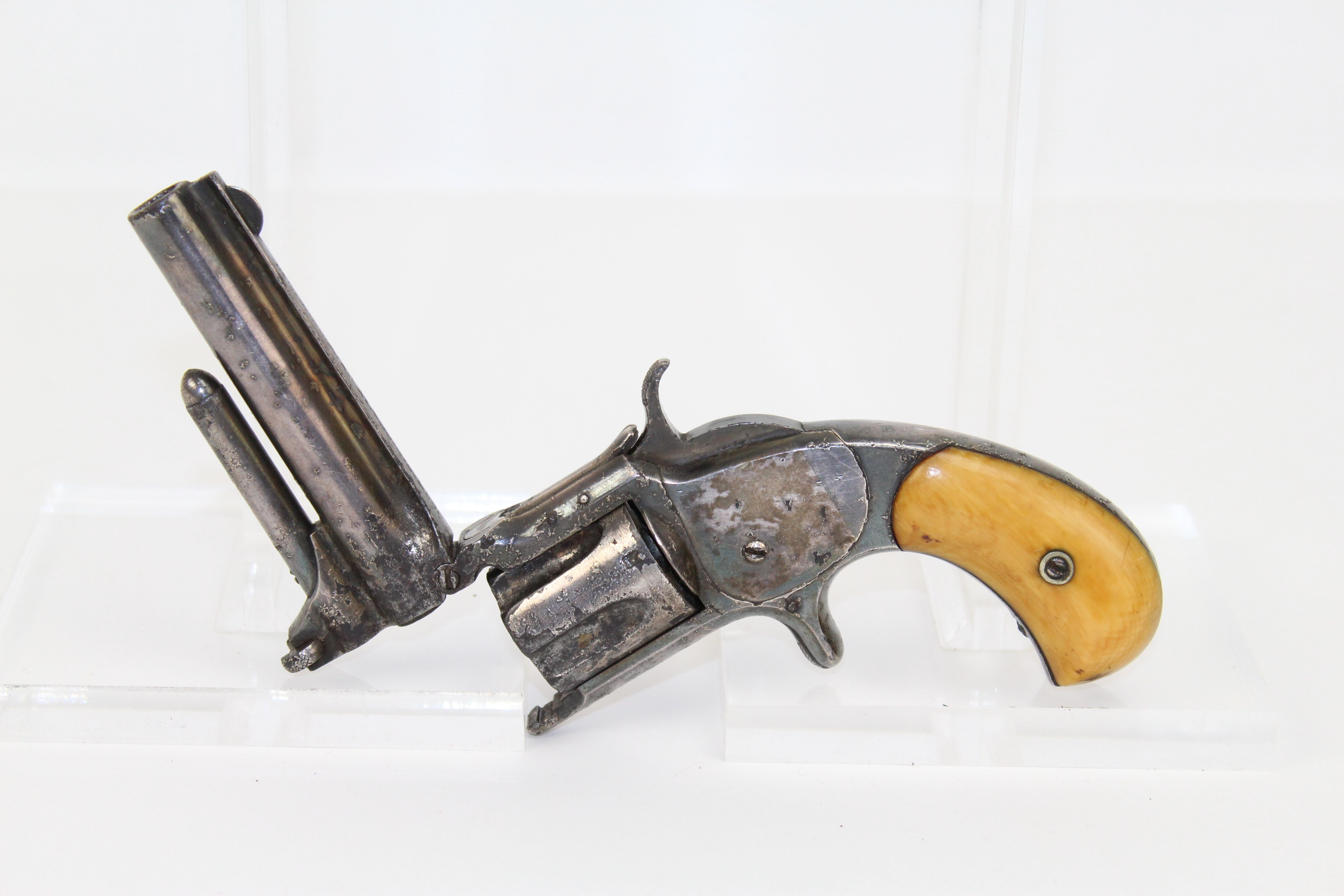 Silver Plated Smith & WEsson Model 1.5 2nd Issue Revolver C&R ...