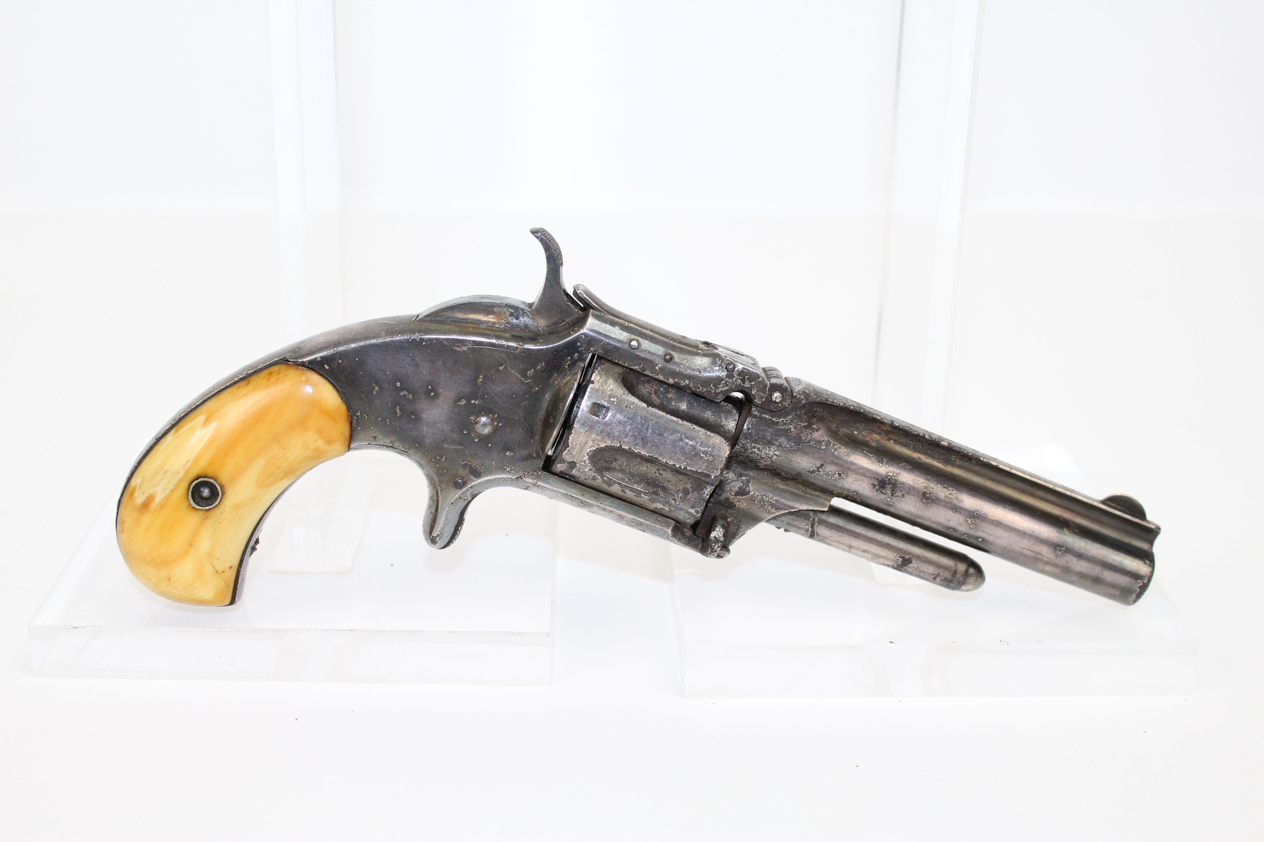 Silver Plated Smith & WEsson Model 1.5 2nd Issue Revolver C&R ...