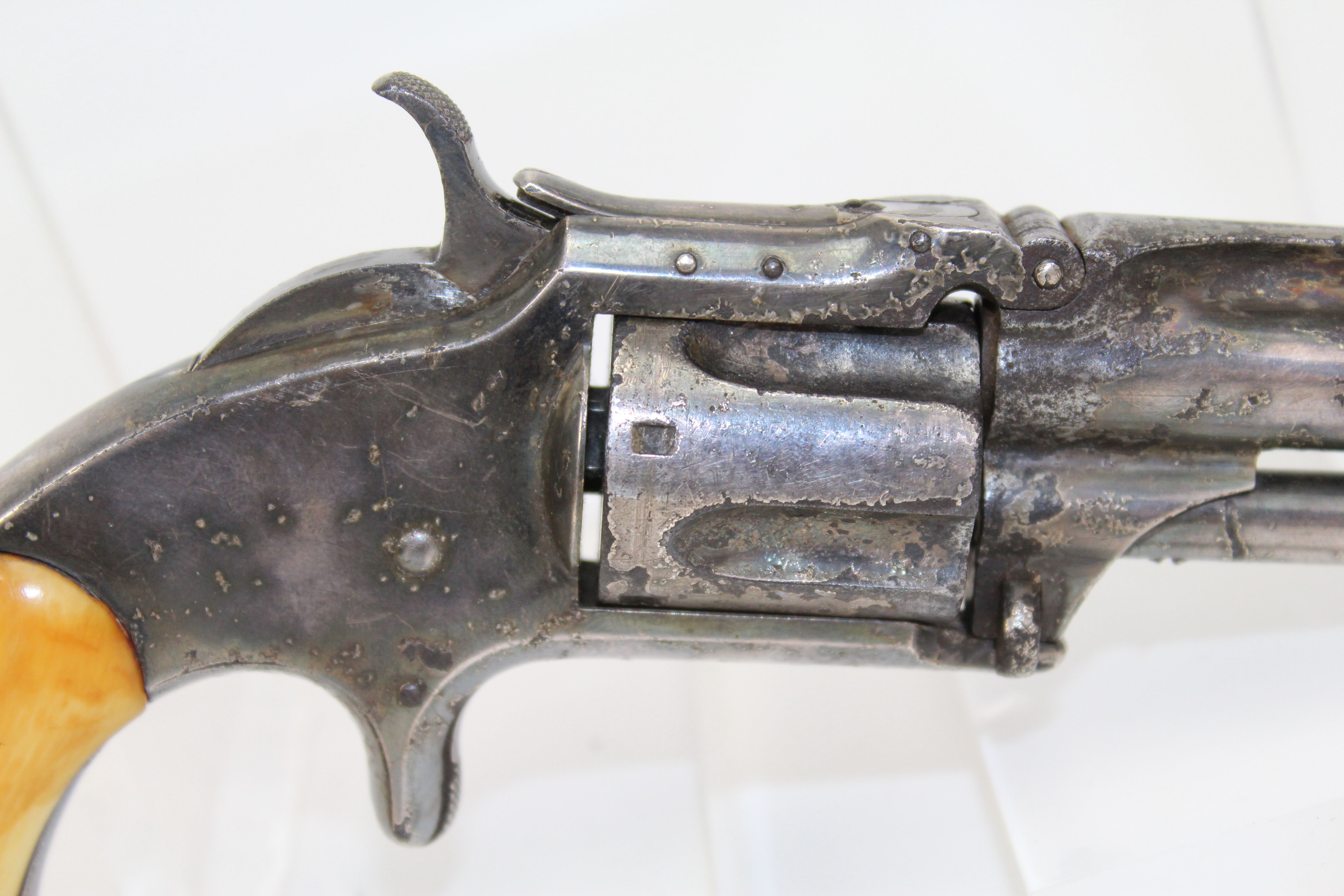 Silver Plated Smith & WEsson Model 1.5 2nd Issue Revolver C&R ...