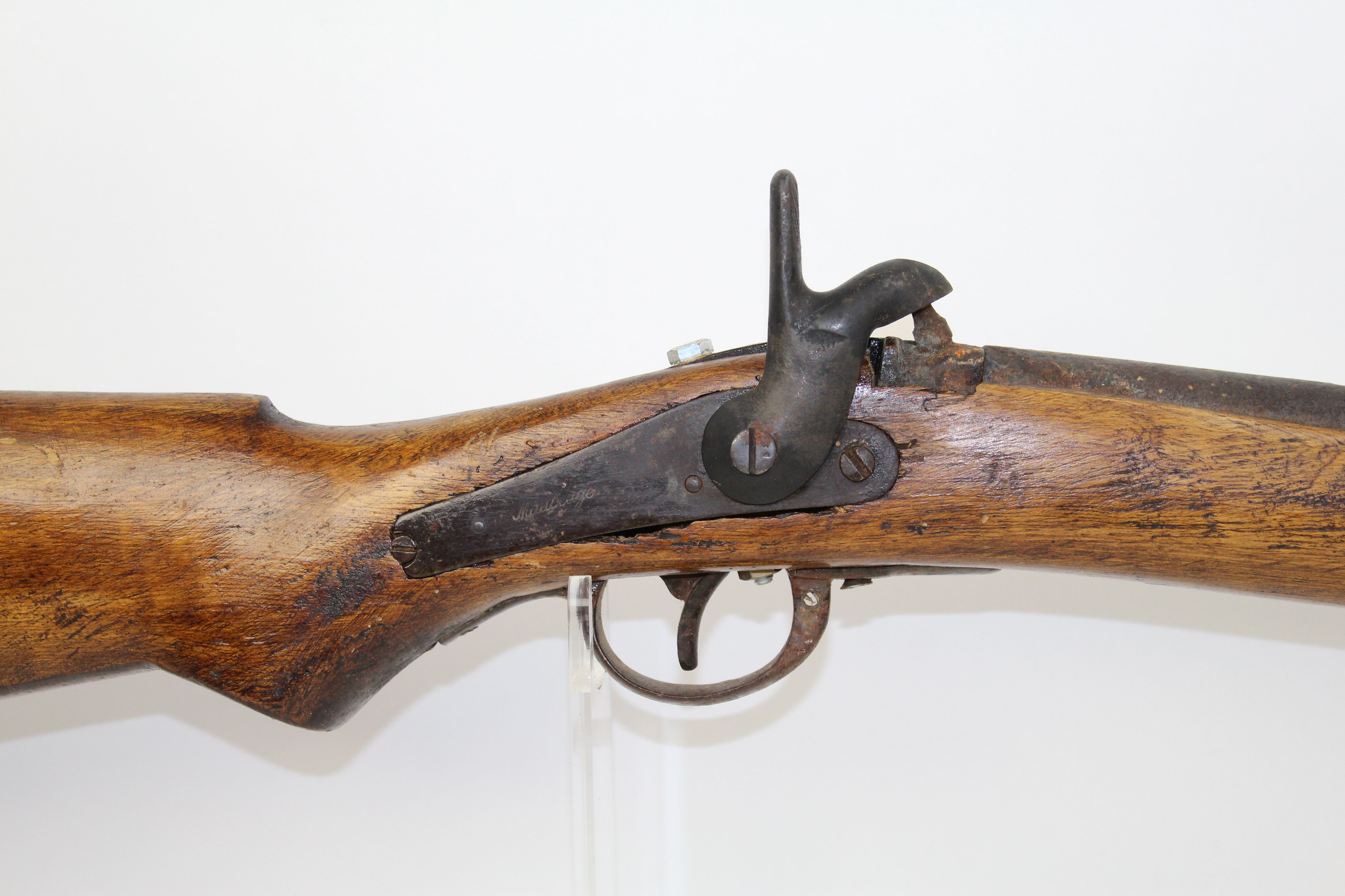 Musket with maubeuge Arsenal Lock C&R Antique001 | Ancestry Guns