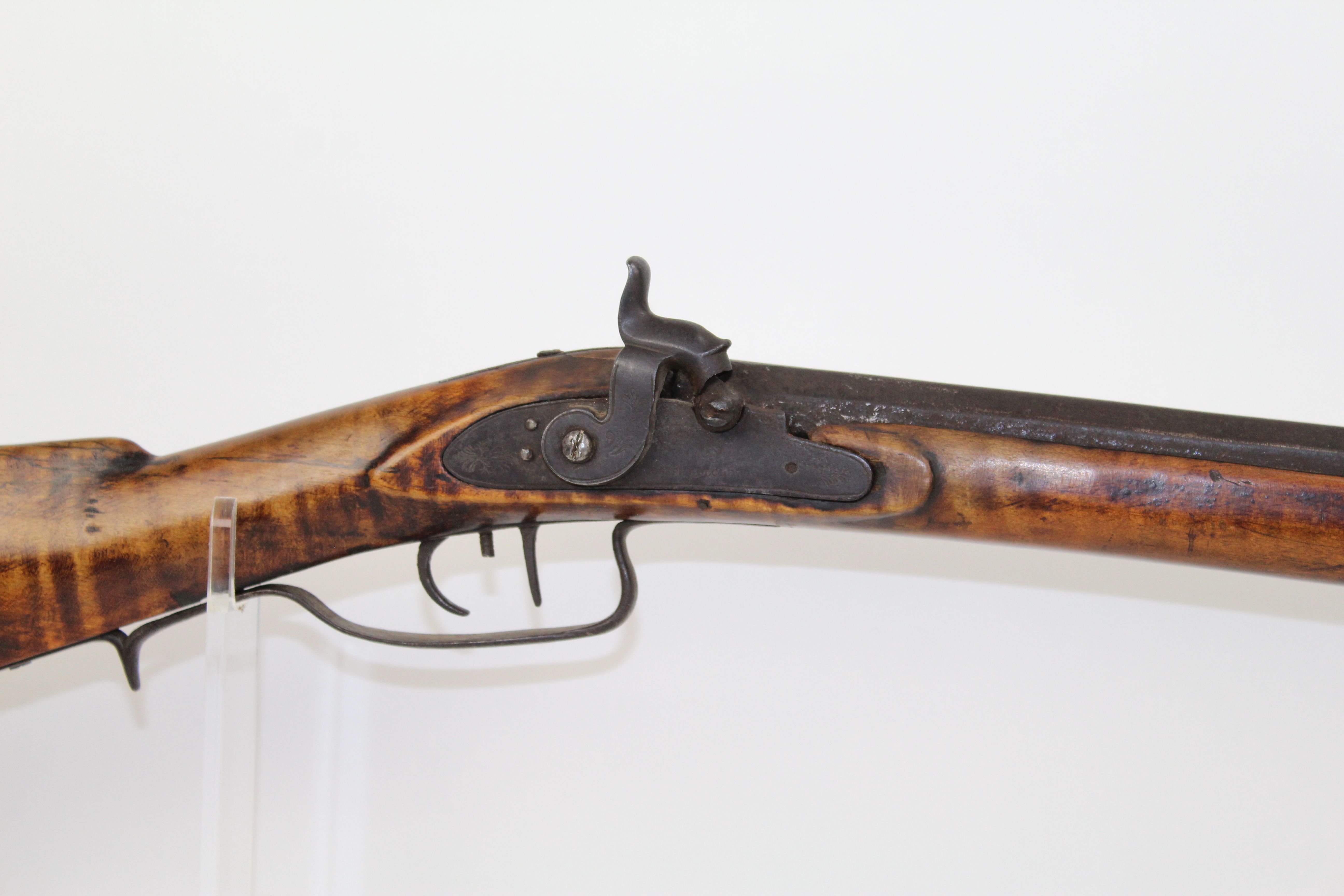 Poor Boy Style Long Rifle with Golcher Lock C&R Antique001 | Ancestry Guns