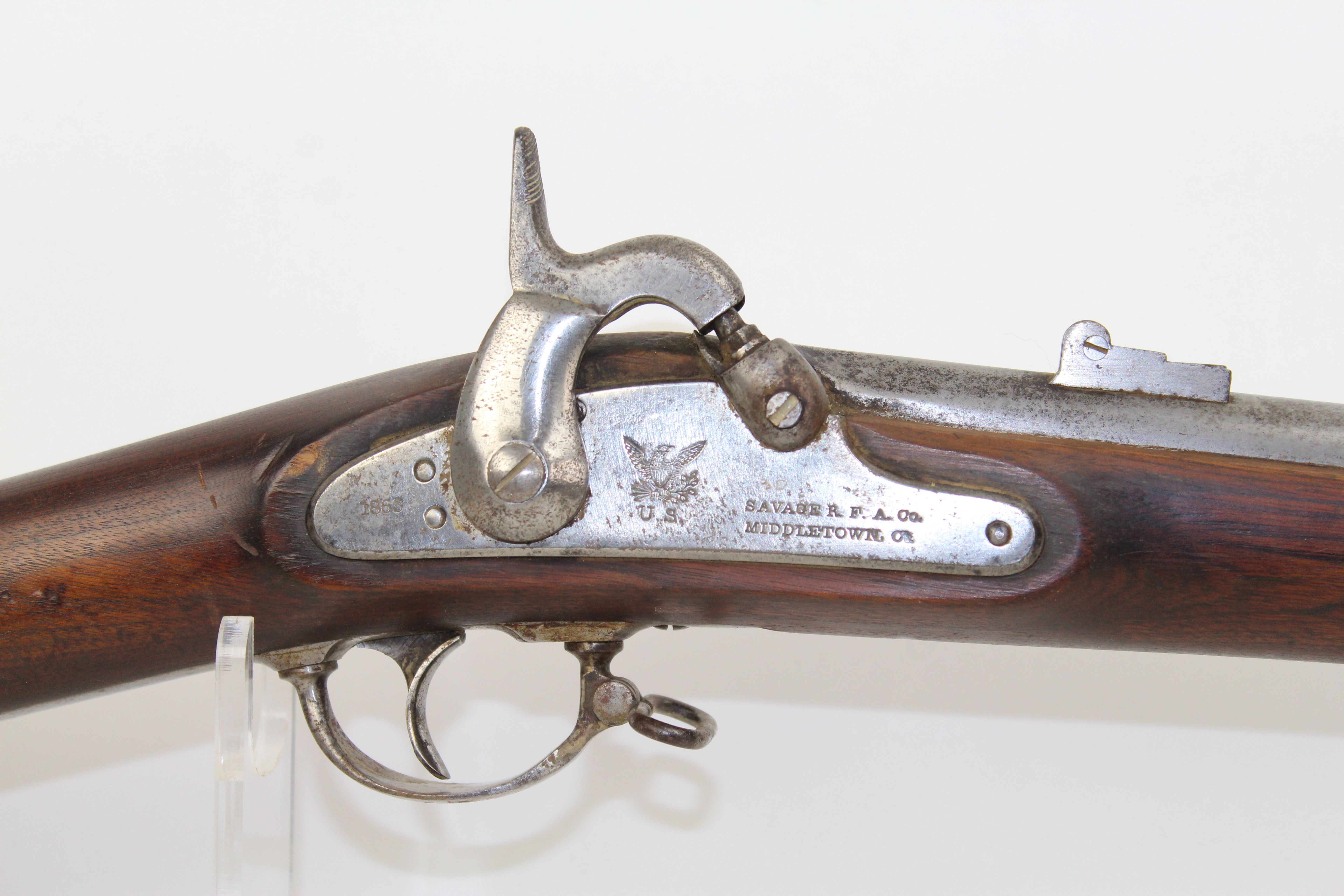 Savage Repeating Arms Company Model 1861 Rifle-Musket with Bayonet and ...