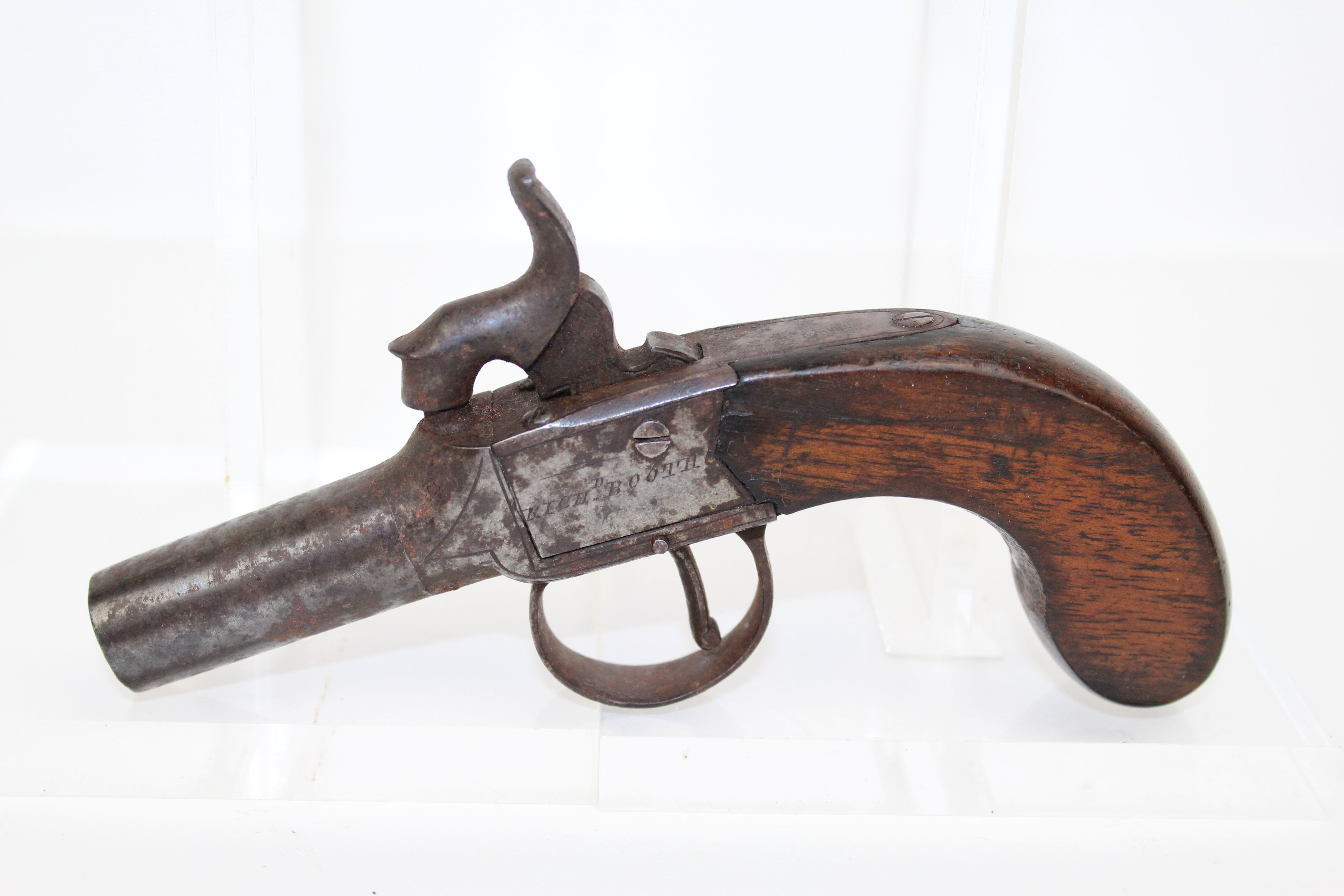 Set of Two Richard Booth Pocket Pistols C&R Antique002 | Ancestry Guns